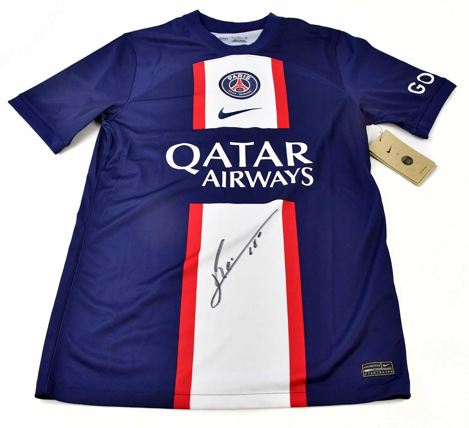 Lot 2193 - LIONEL MESSI; a signed Paris Saint Germain
