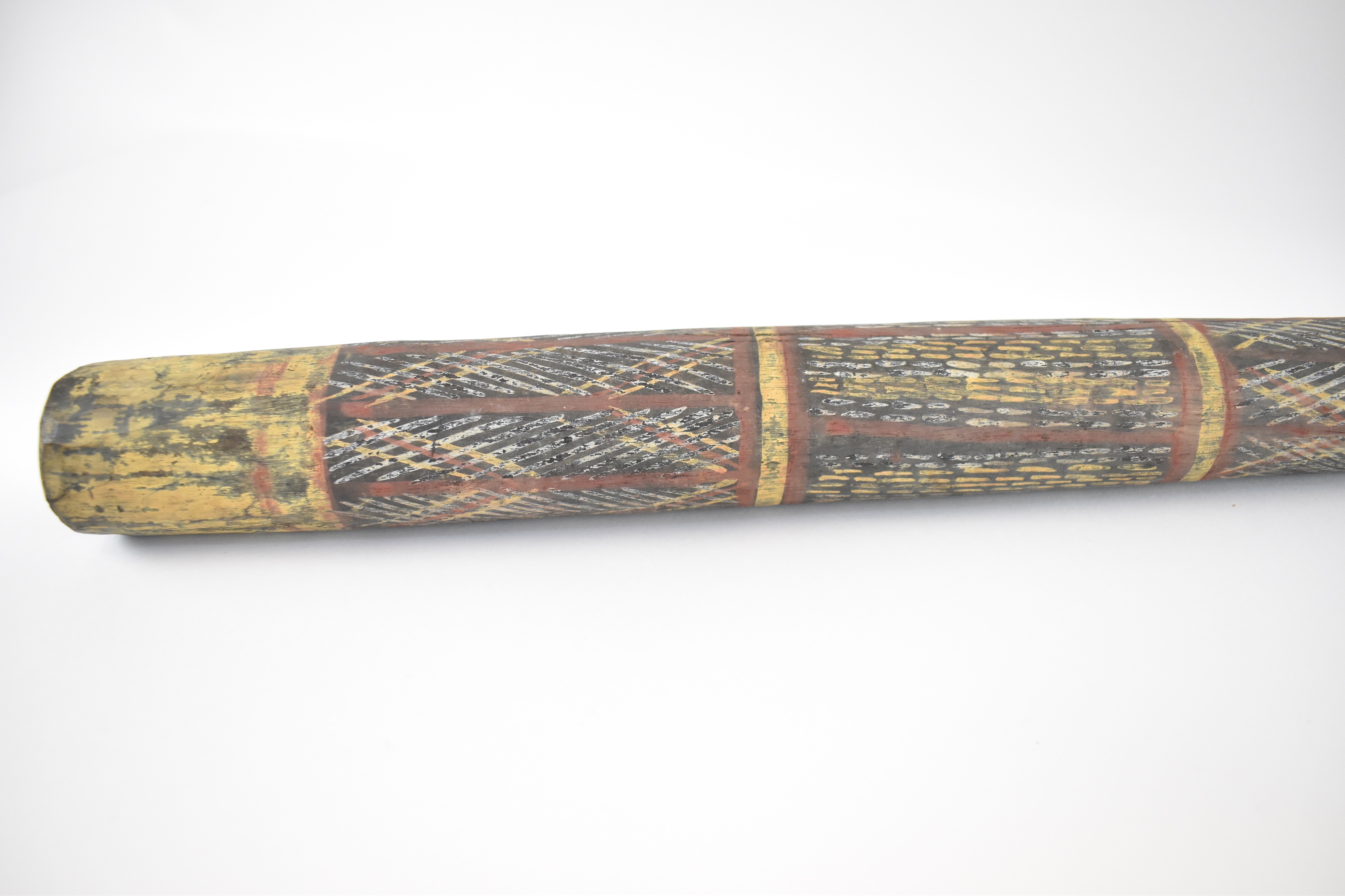 Lot 519 - An Aboriginal stick/pole with painted
