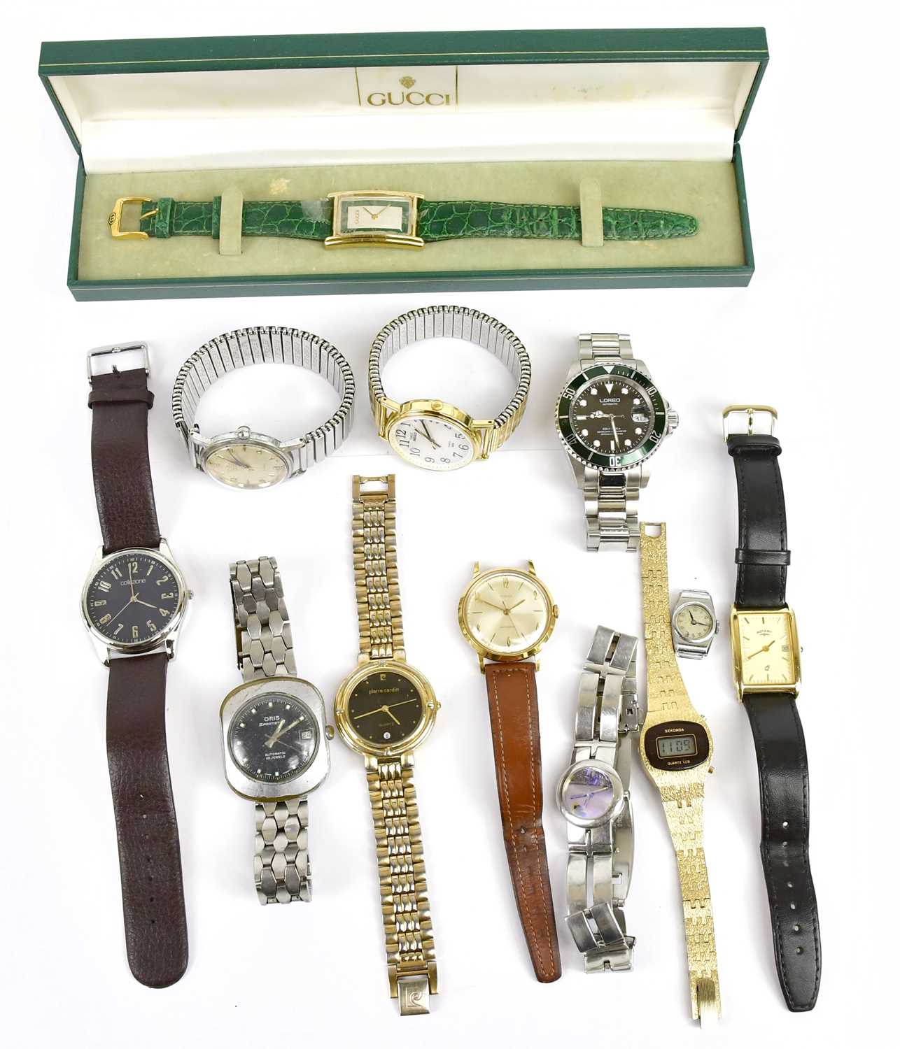 Lot 518 - A small collection of fashion watches to