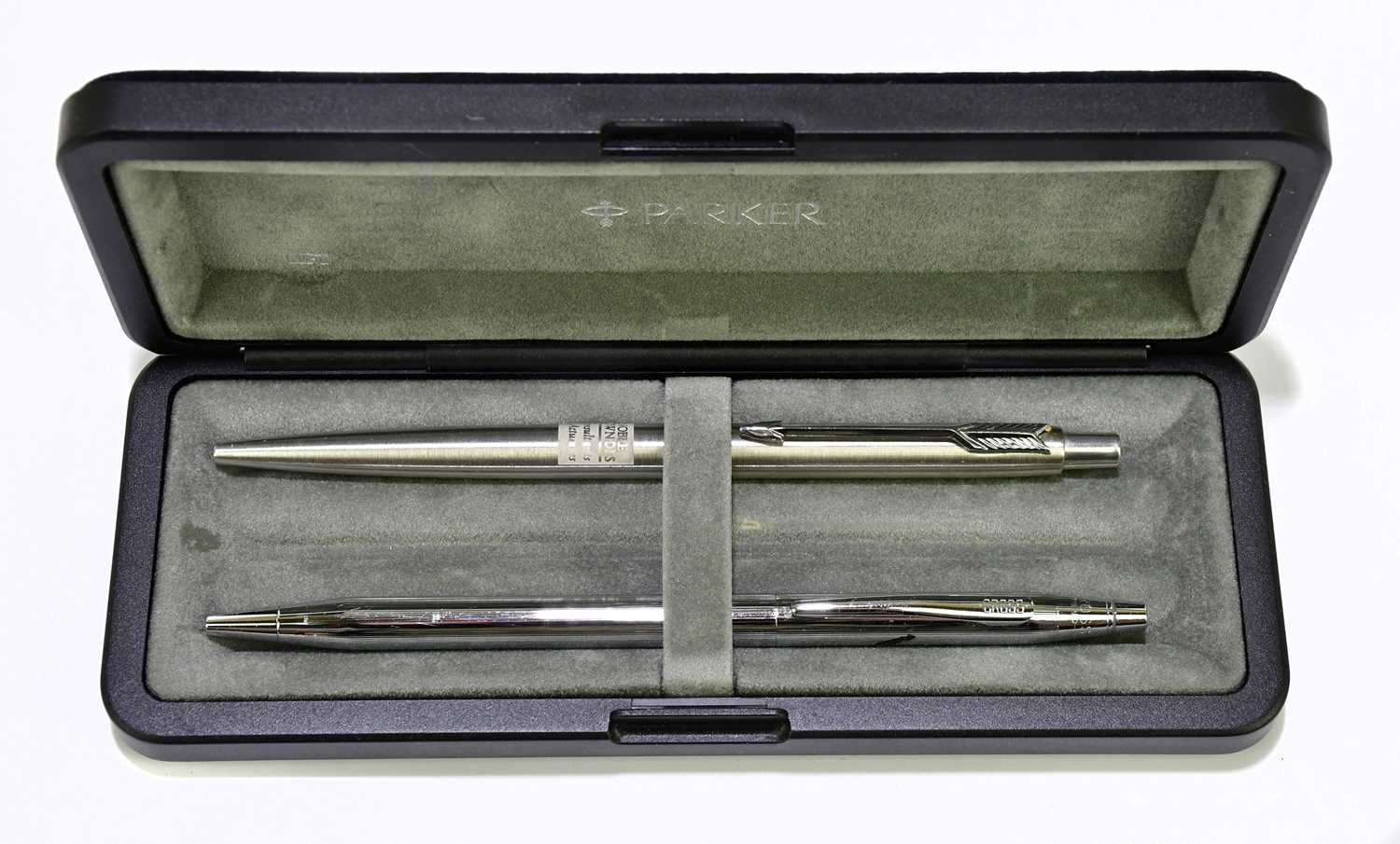 Lot 2112 - Parker & Cross 'Concorde' ballpoint pens,