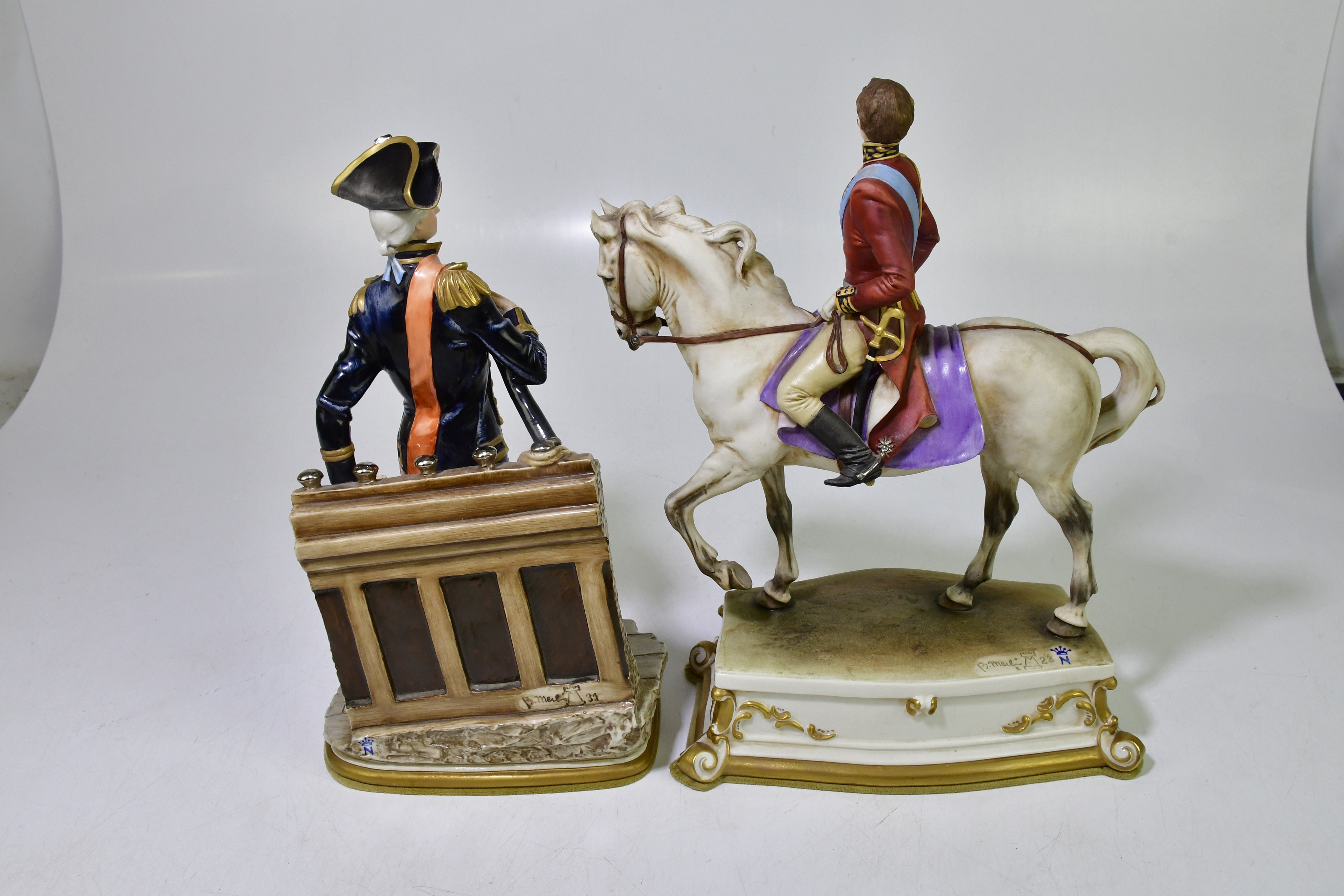 Lot 1752 - BRUNO MERLI FOR CAPODIMONTE; a large figure