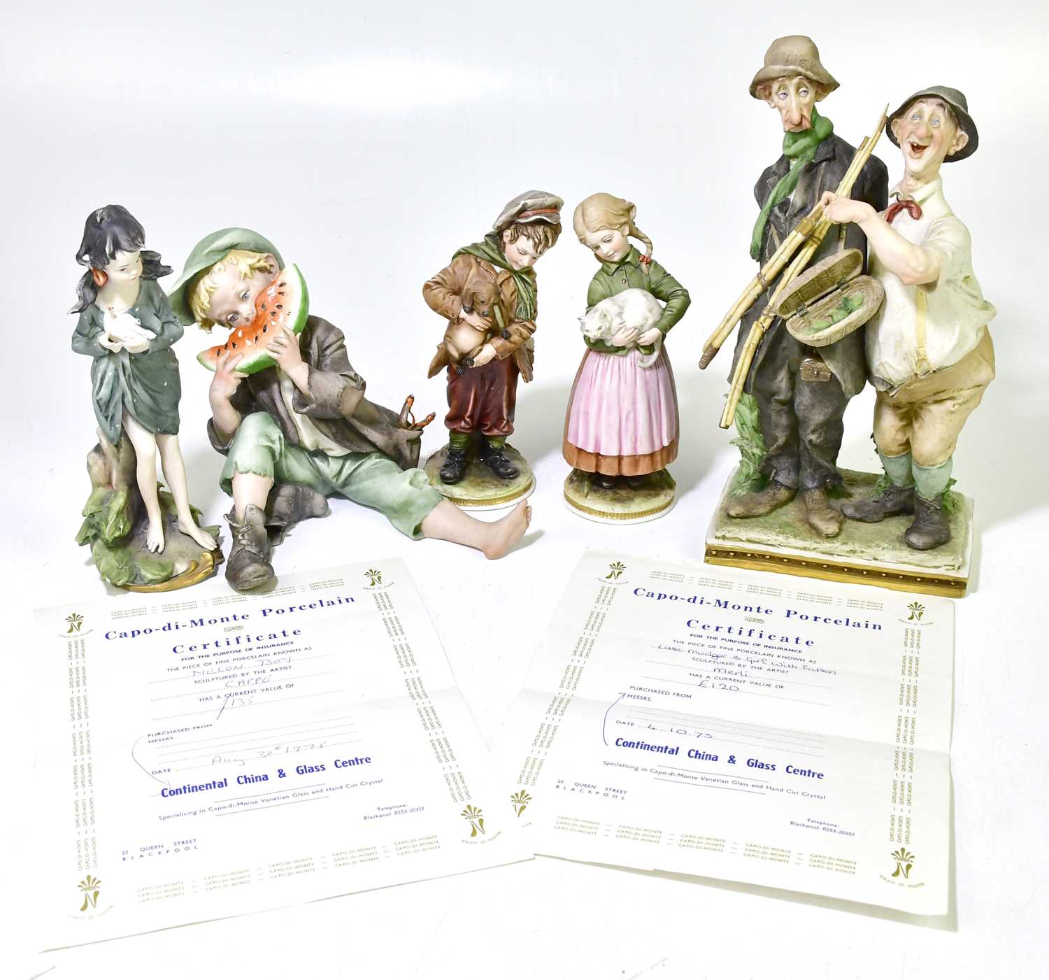 Lot 1759 - GIUSEPPE CAPPE FOR CAPODIMONTE; a figure