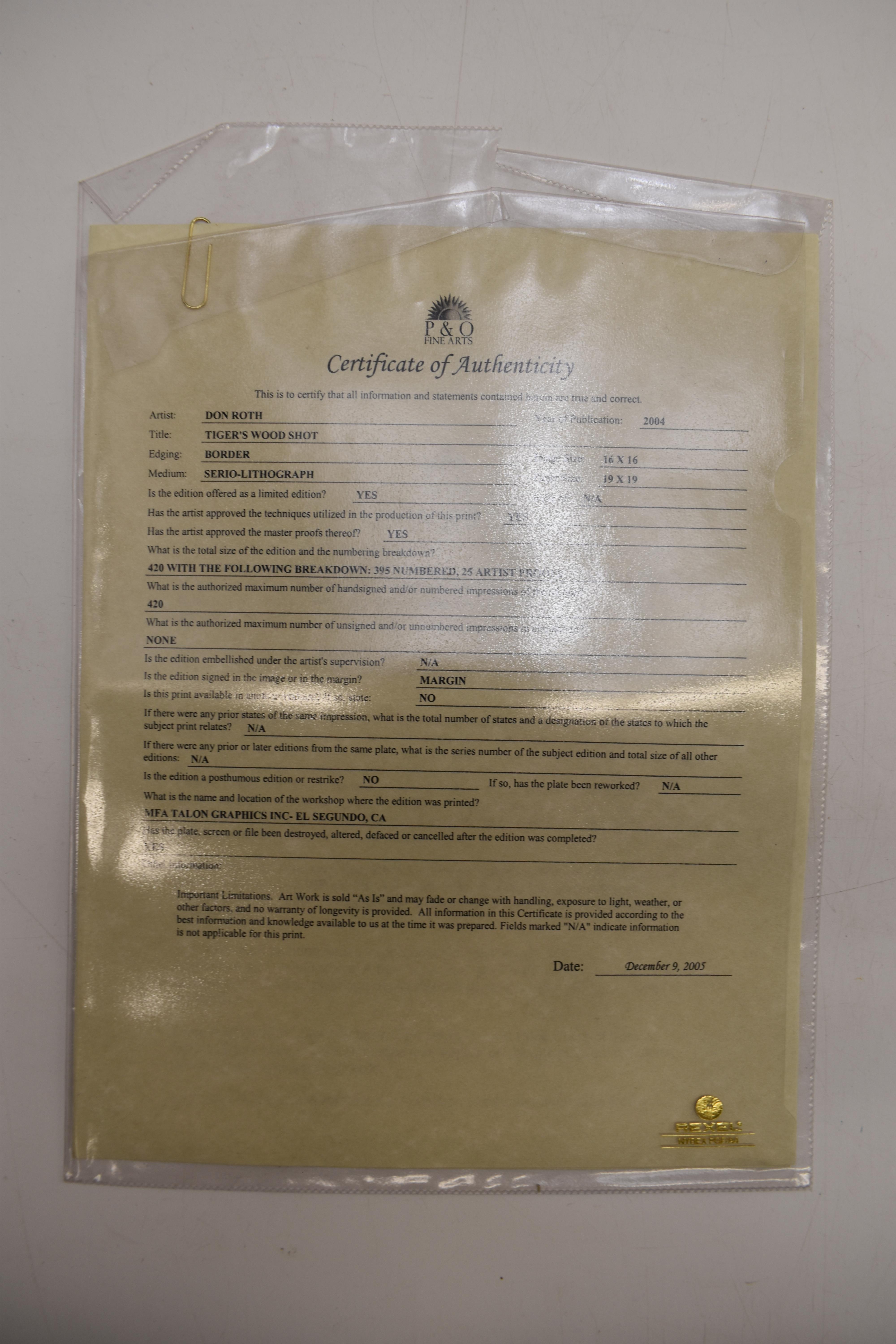 Lot 516 - DON ROTH (Southern Californian artist); a