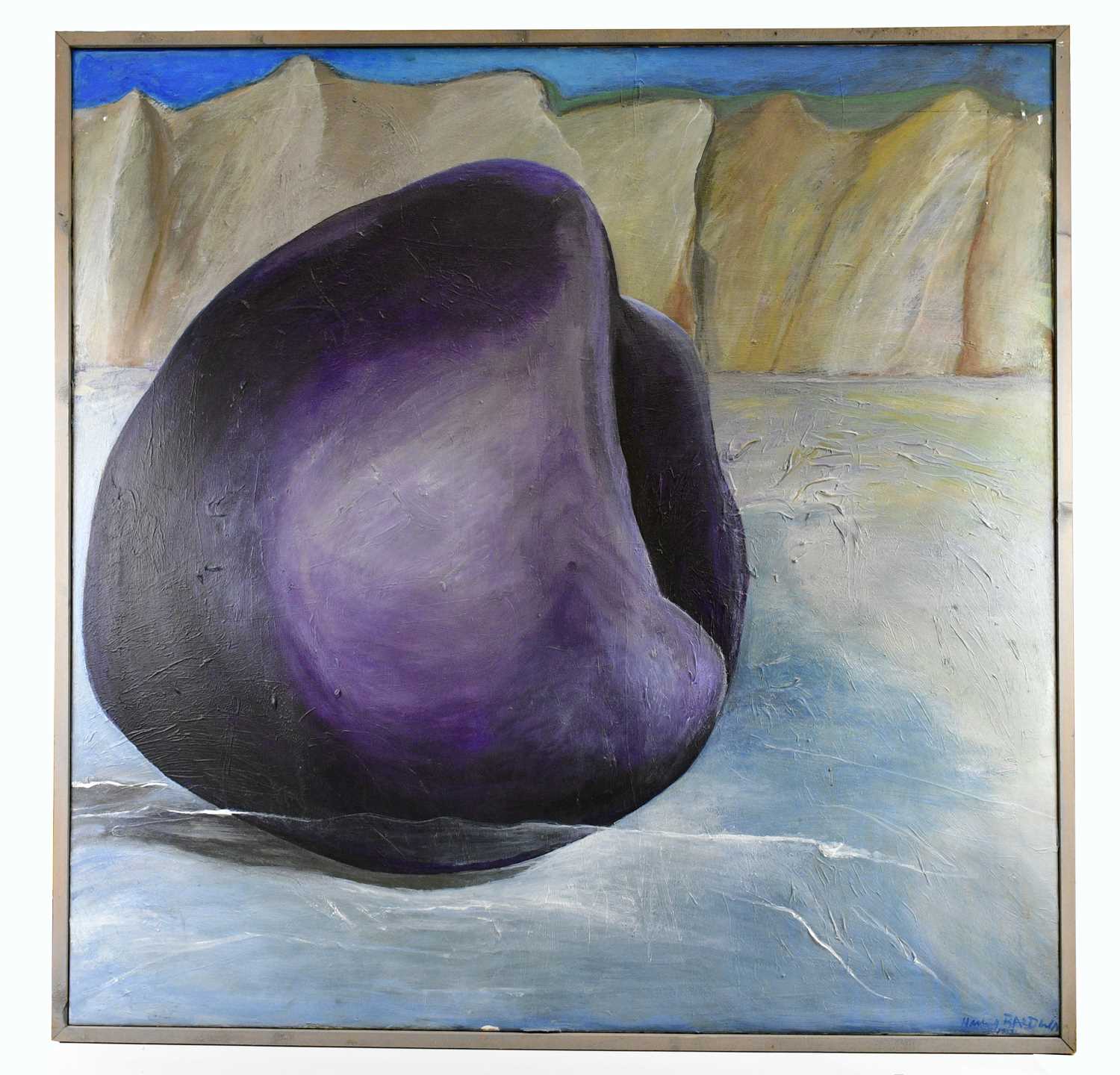Lot 195 - NANCY BALDWIN (1935-2021); large acrylic on