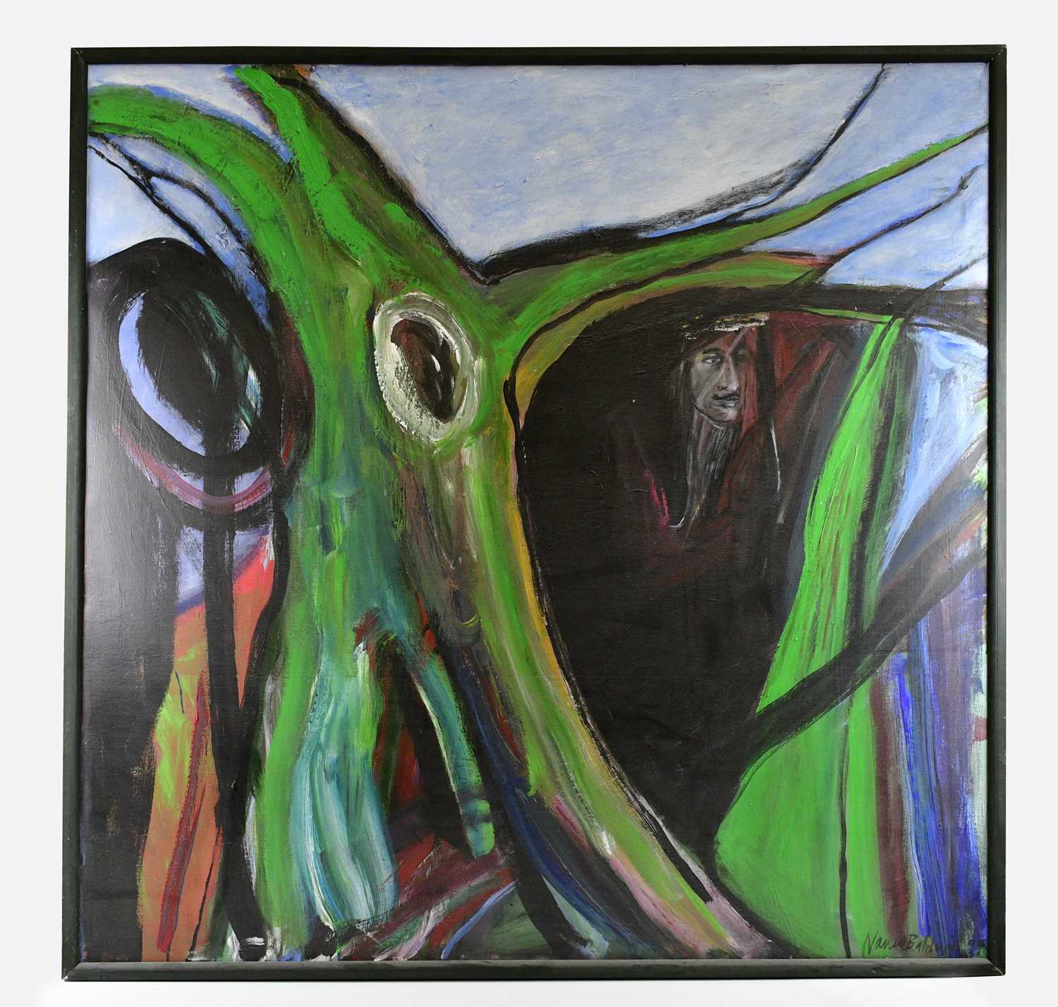Lot 6275 - NANCY BALDWIN (1935-2021); large acrylic on