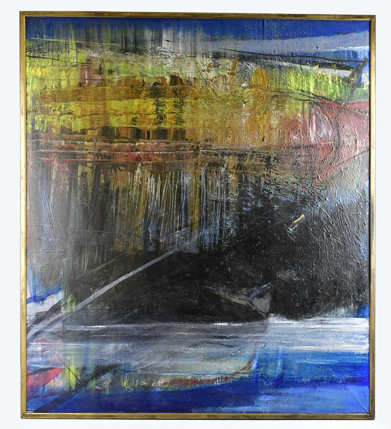 Lot 200 - NANCY BALDWIN (1935-2021); large acrylic on