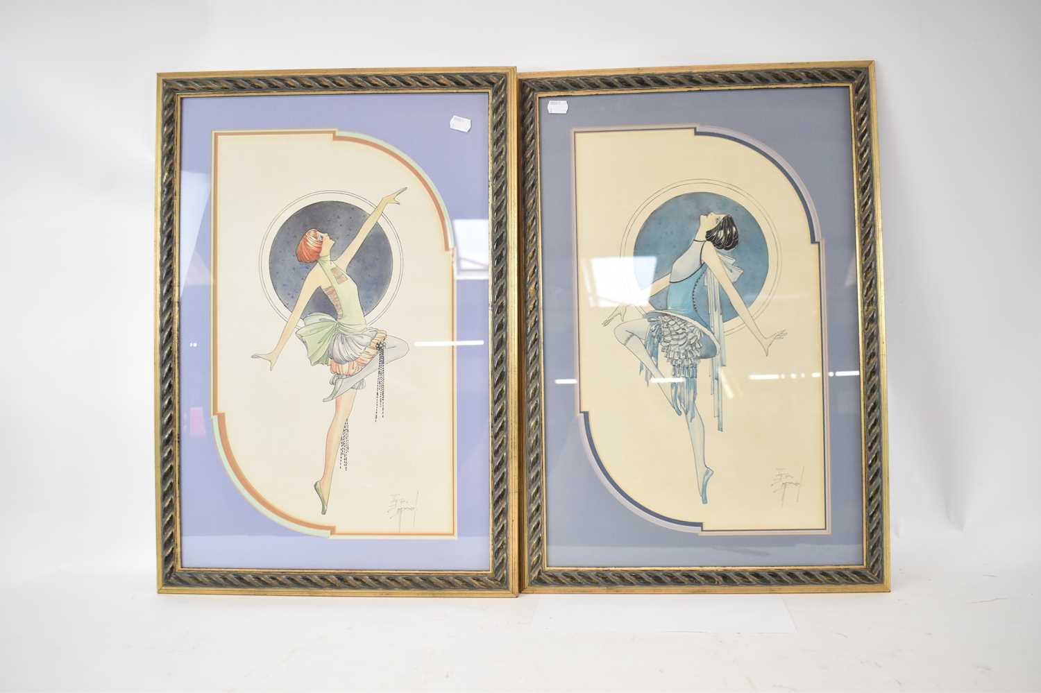 Lot 154 - AFTER SIMPSON; a pair of coloured prints of