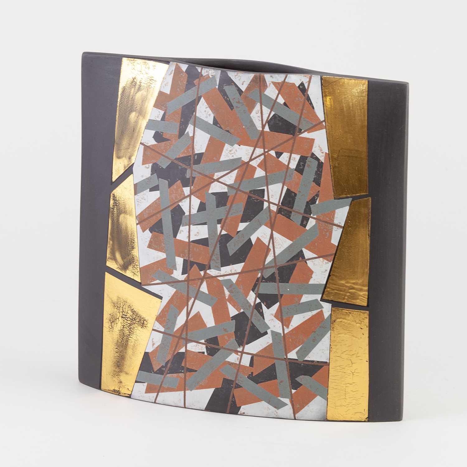 Lot 52 - TONY LAVERICK (born 1961); a black porcelain