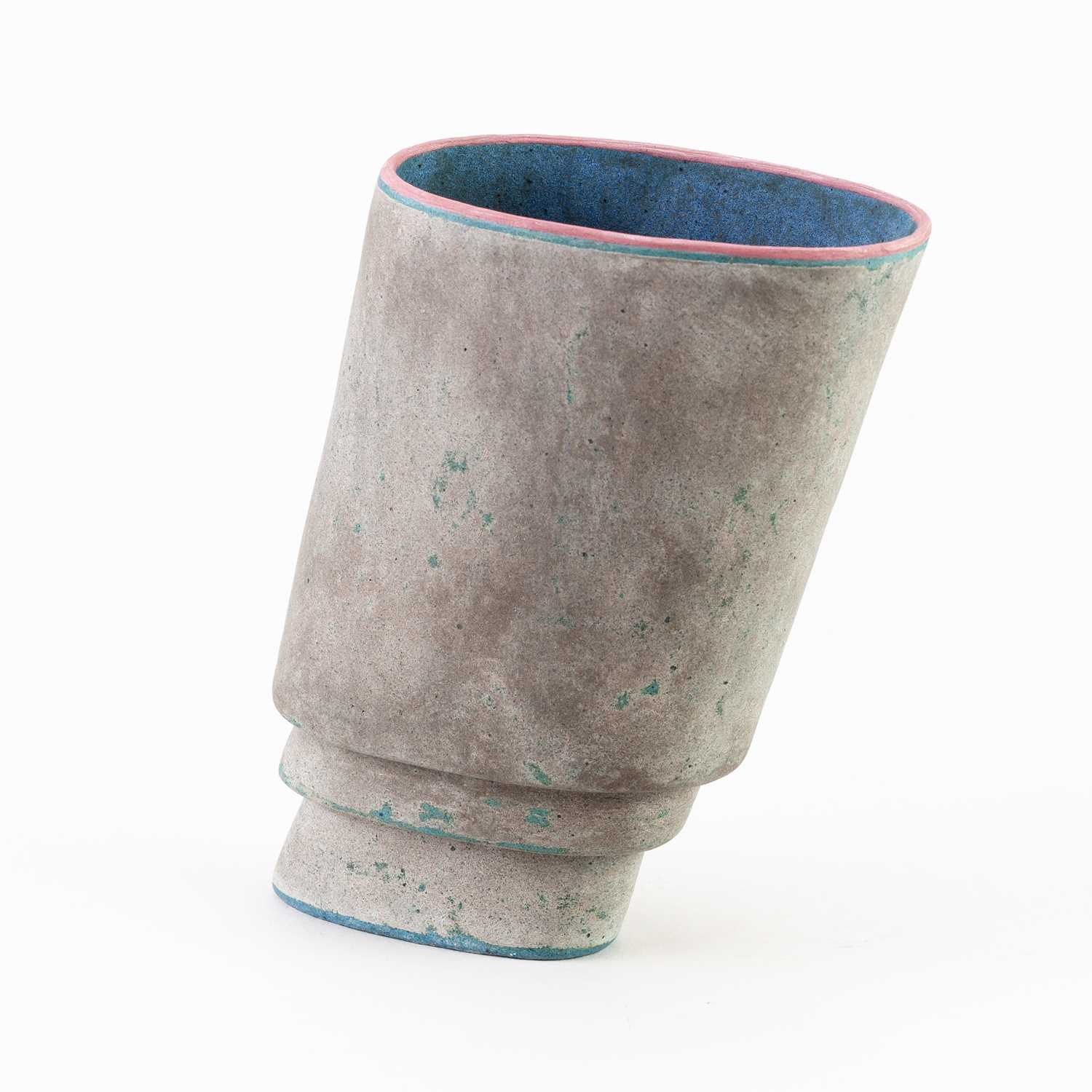 Lot 34 - ELIZABETH FRITSCH (born 1940); 'Stone Cup