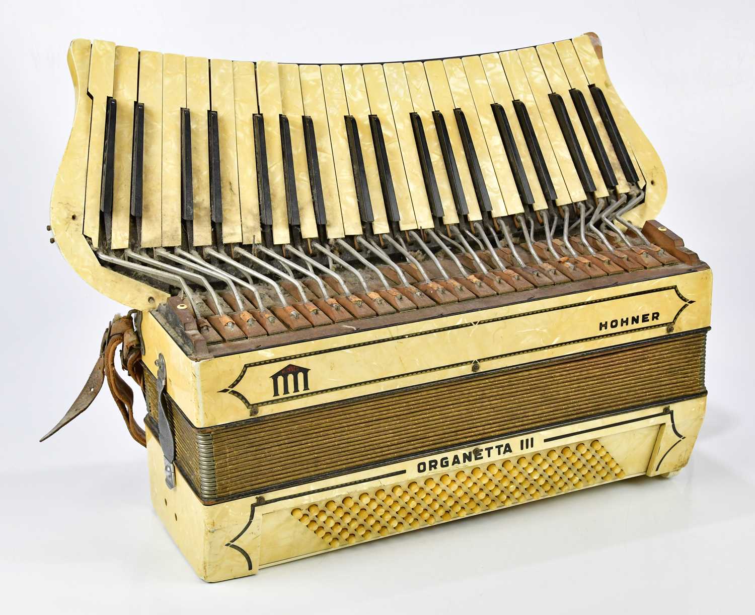 Lot 1324 - A Hohner Organetta III piano accordion for