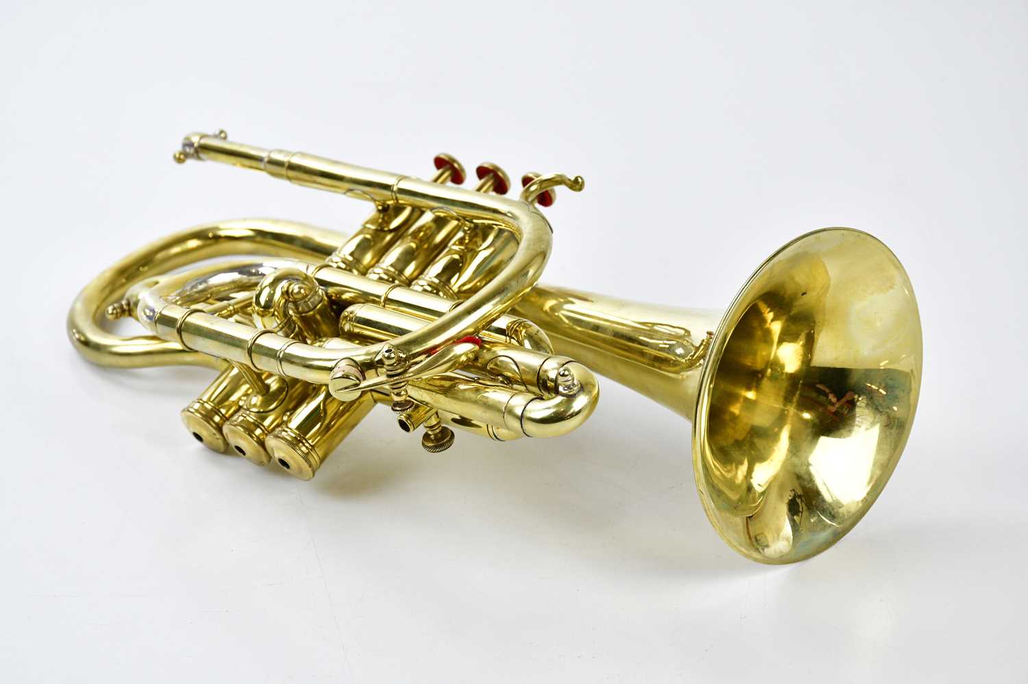 Lot 1330 - F. BESSON; an early 20th century brass