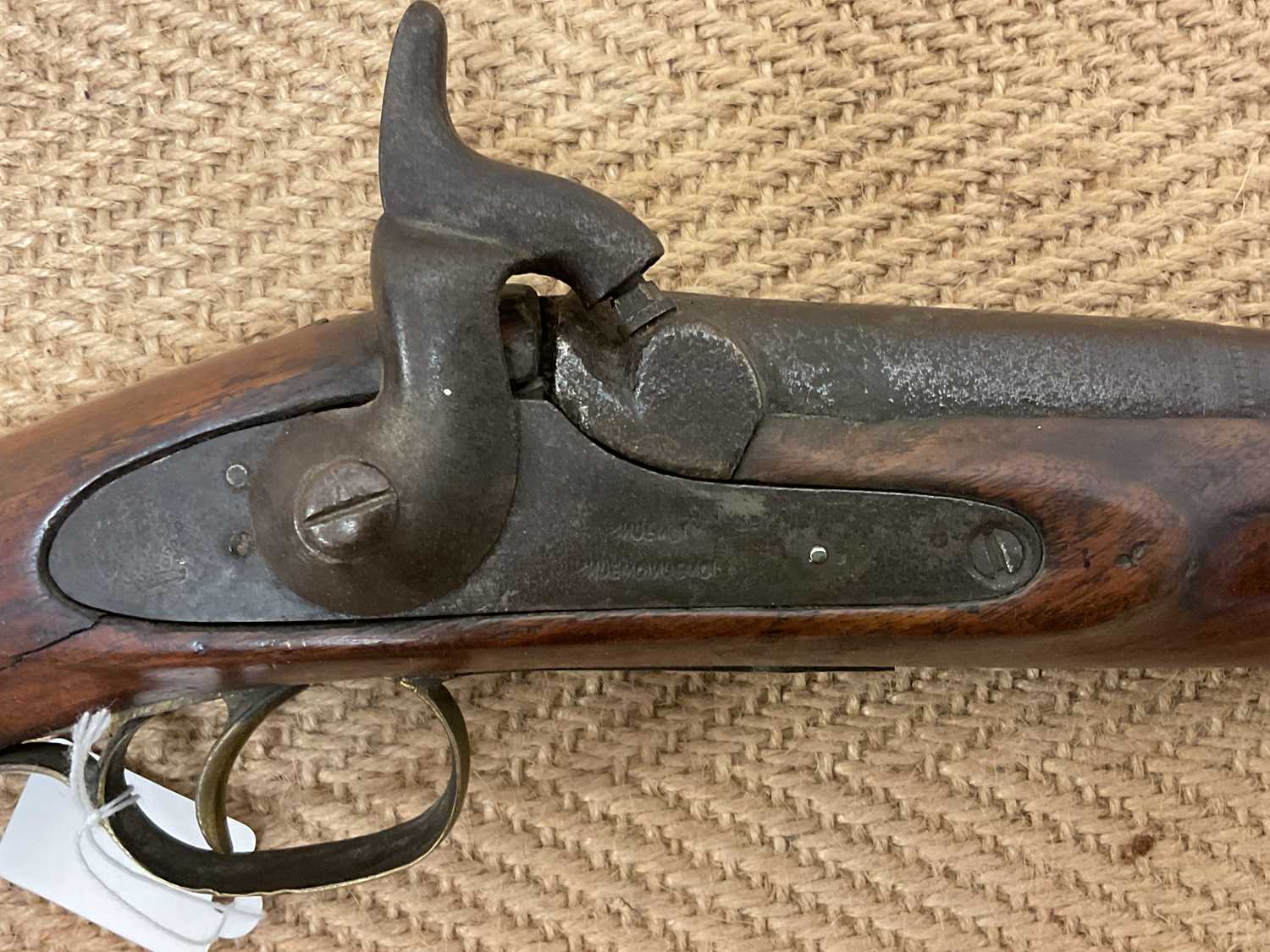 Lot 88 - A fowling musket with walnut stock and brass