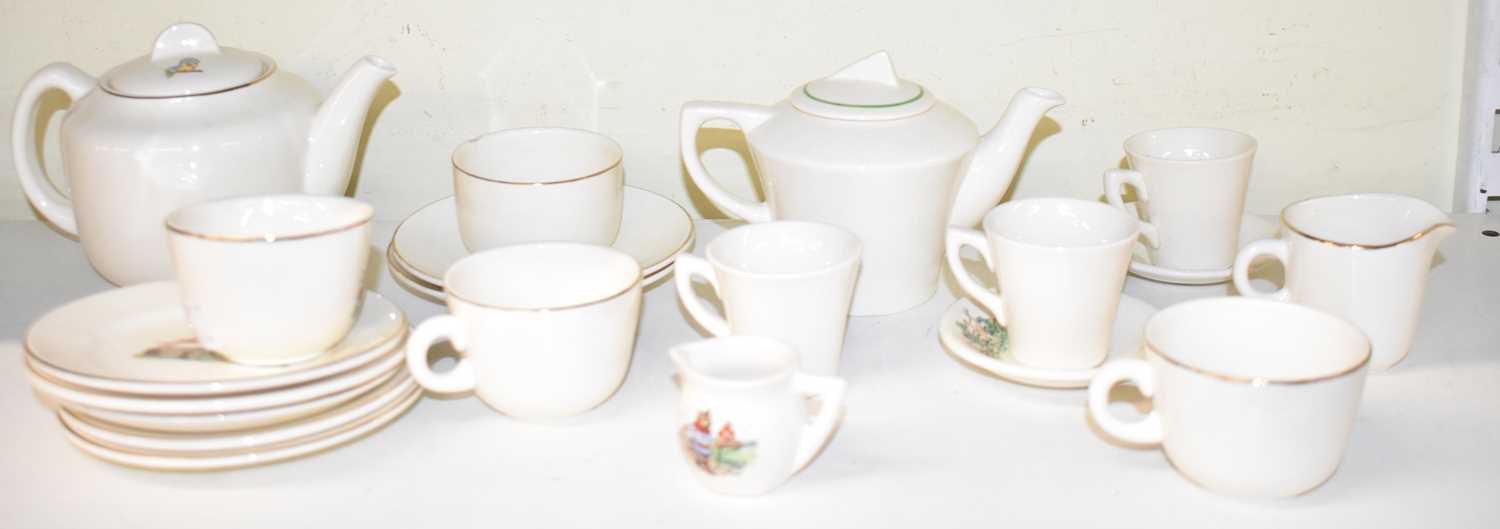Lot 437 - BESWICK; a miniature Walt Disney child's tea