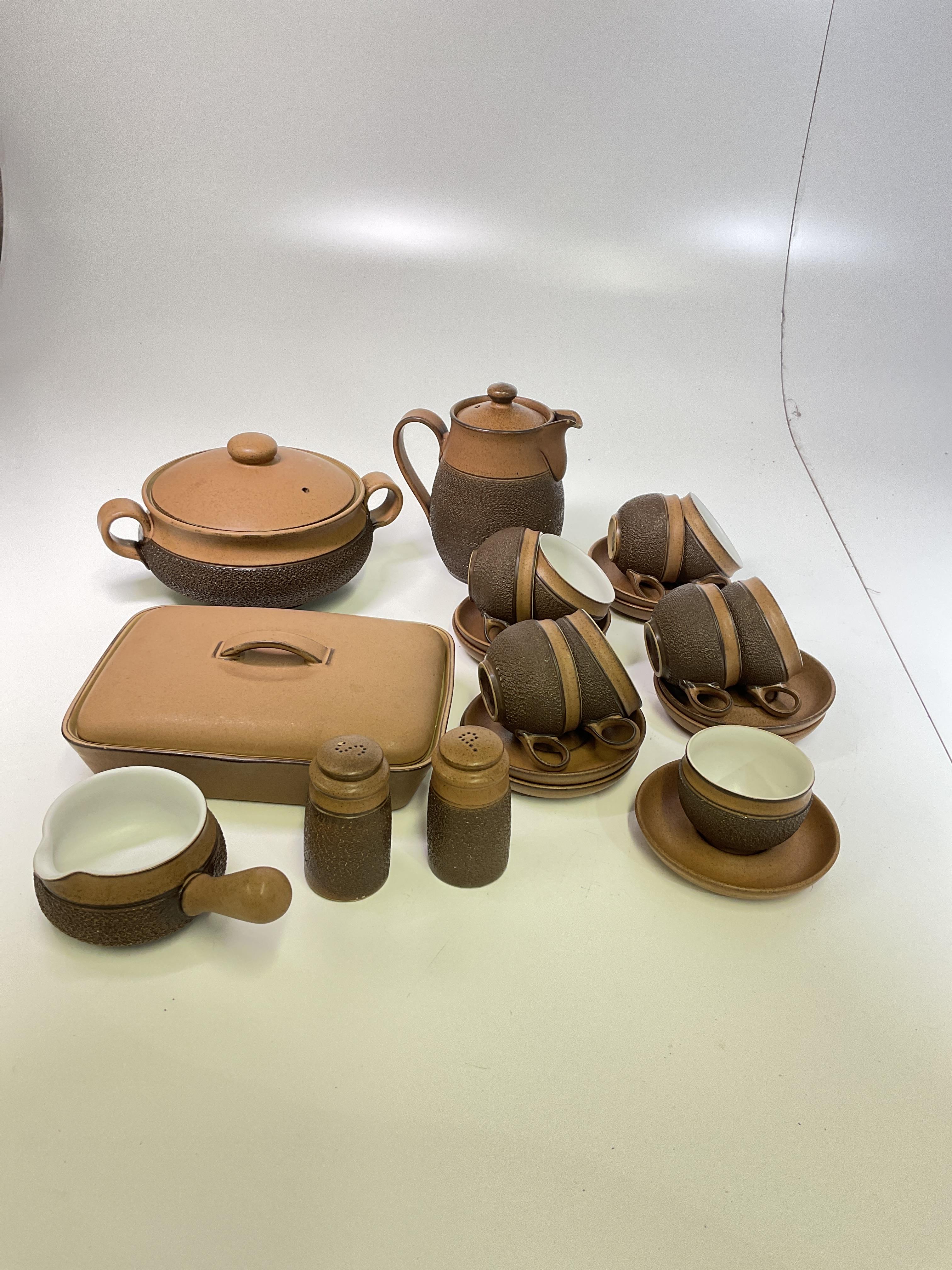 Lot 193 - DENBY; a quantity of 'Cotswold' pottery