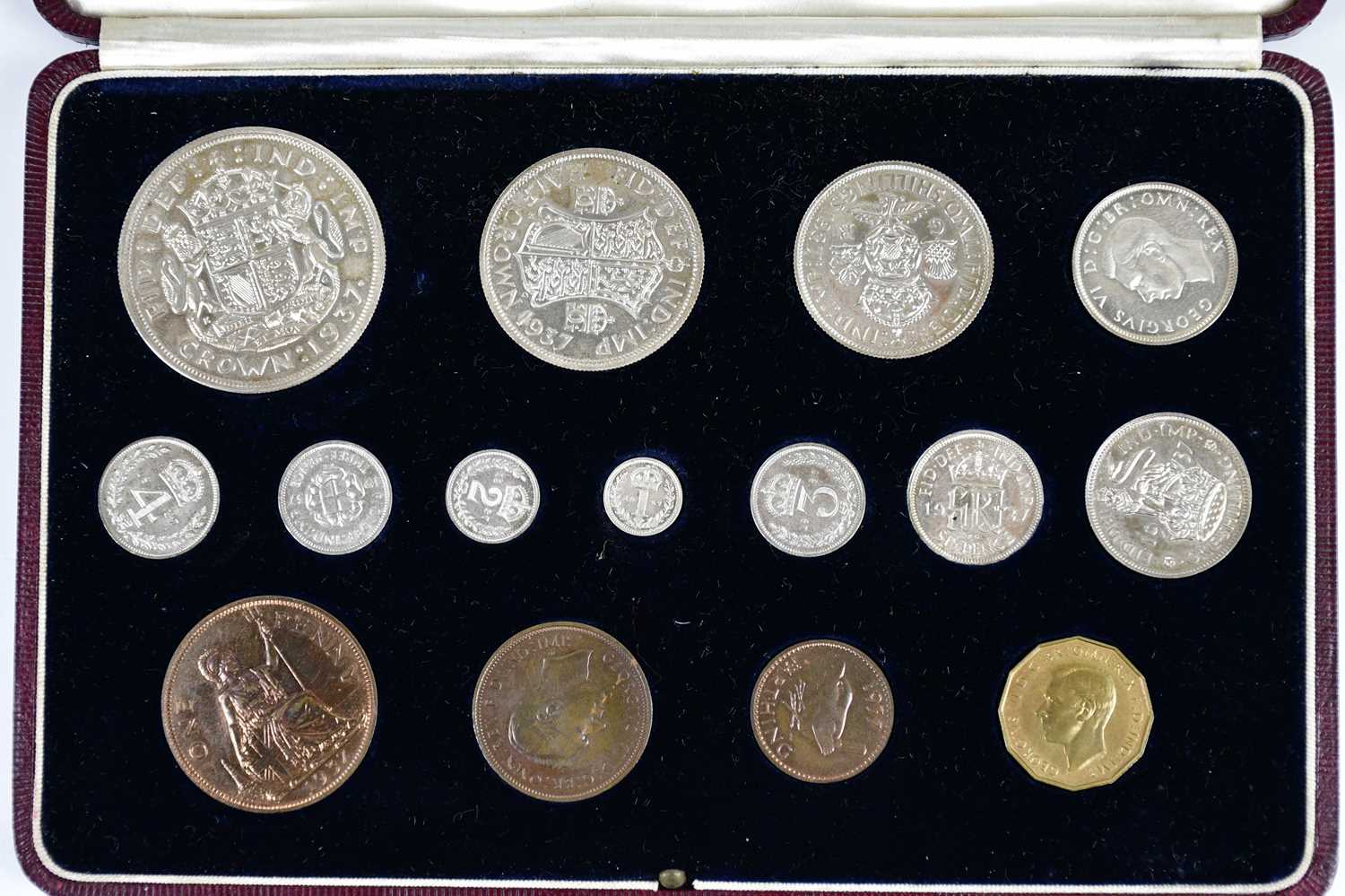 Lot 2221 - A George VI 1937 specimen coin set from