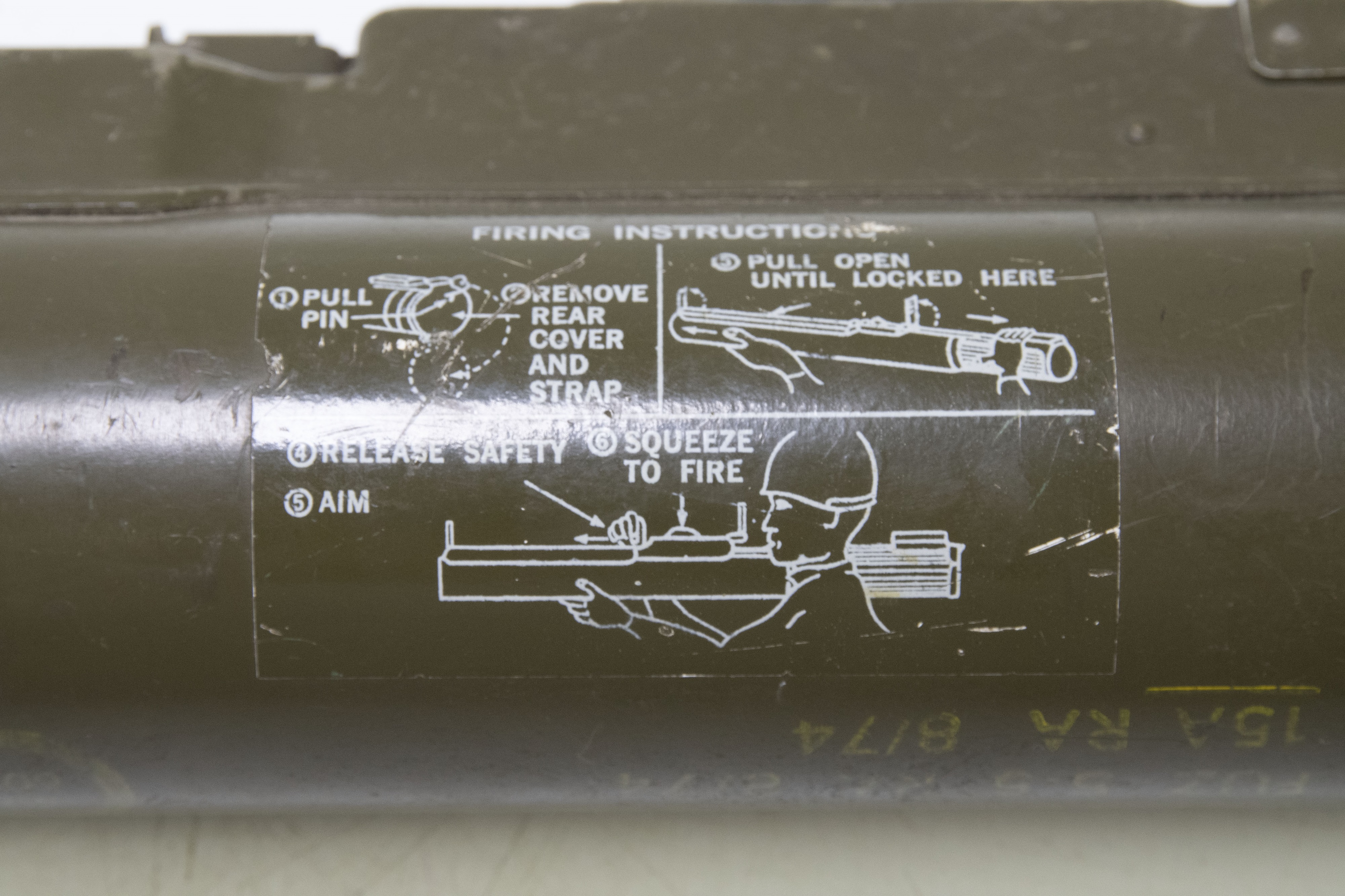 Lot 628 - An inert L1A2B1 66mm collapsible rocket