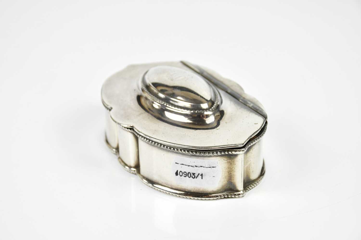Lot 2167 - A late Victorian hallmarked silver and