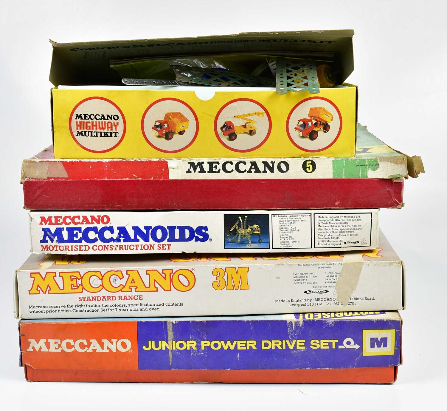 Lot 1092 Meccano Seven Assorted Boxed Sets To