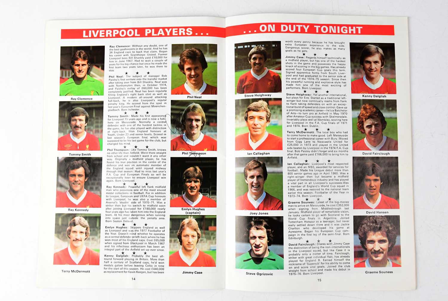 Lot 398 - LIVERPOOL FC; a European Champions 1978