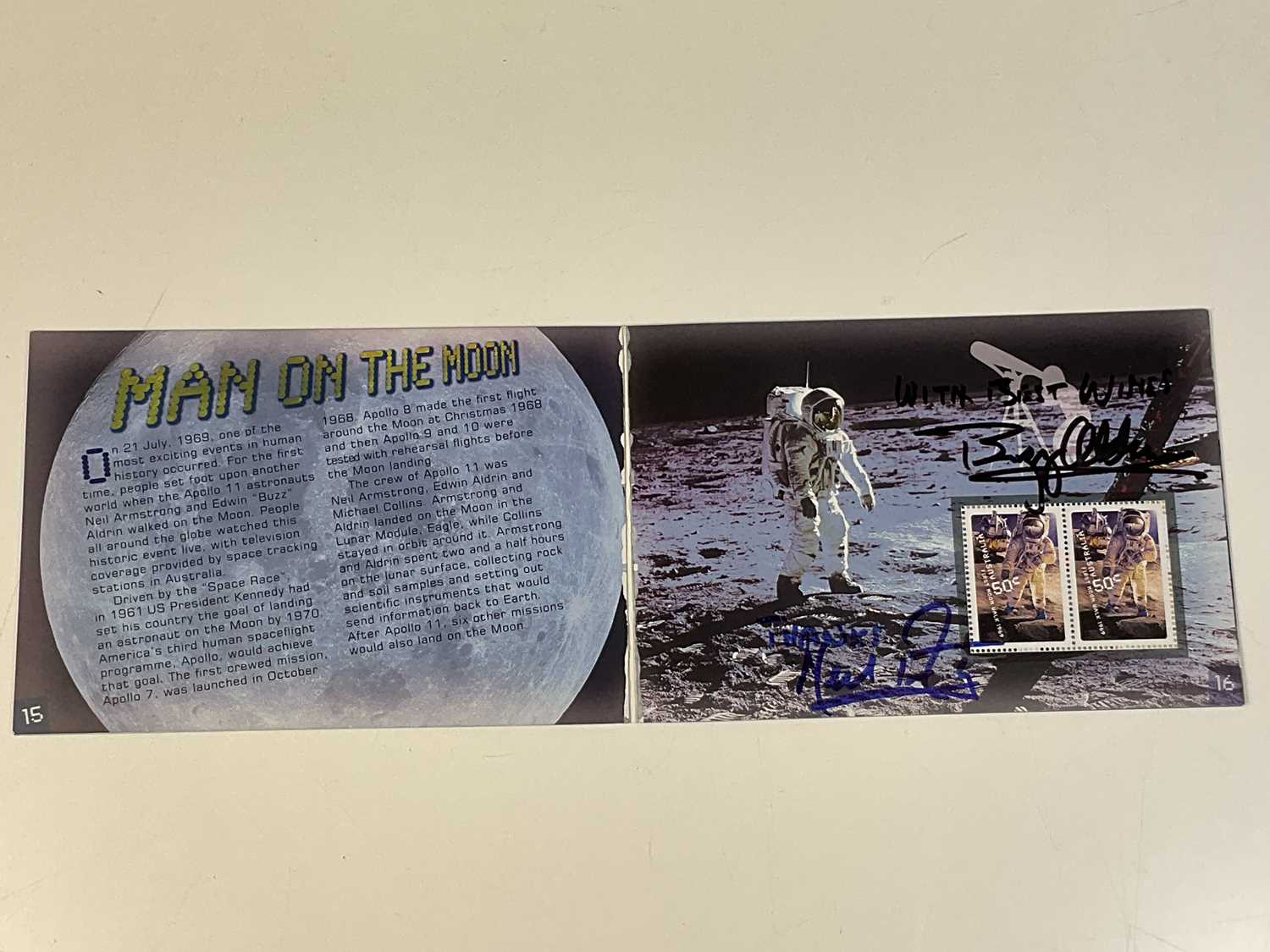 Lot 2305 - MAN ON THE MOON; prestige booklet of 50