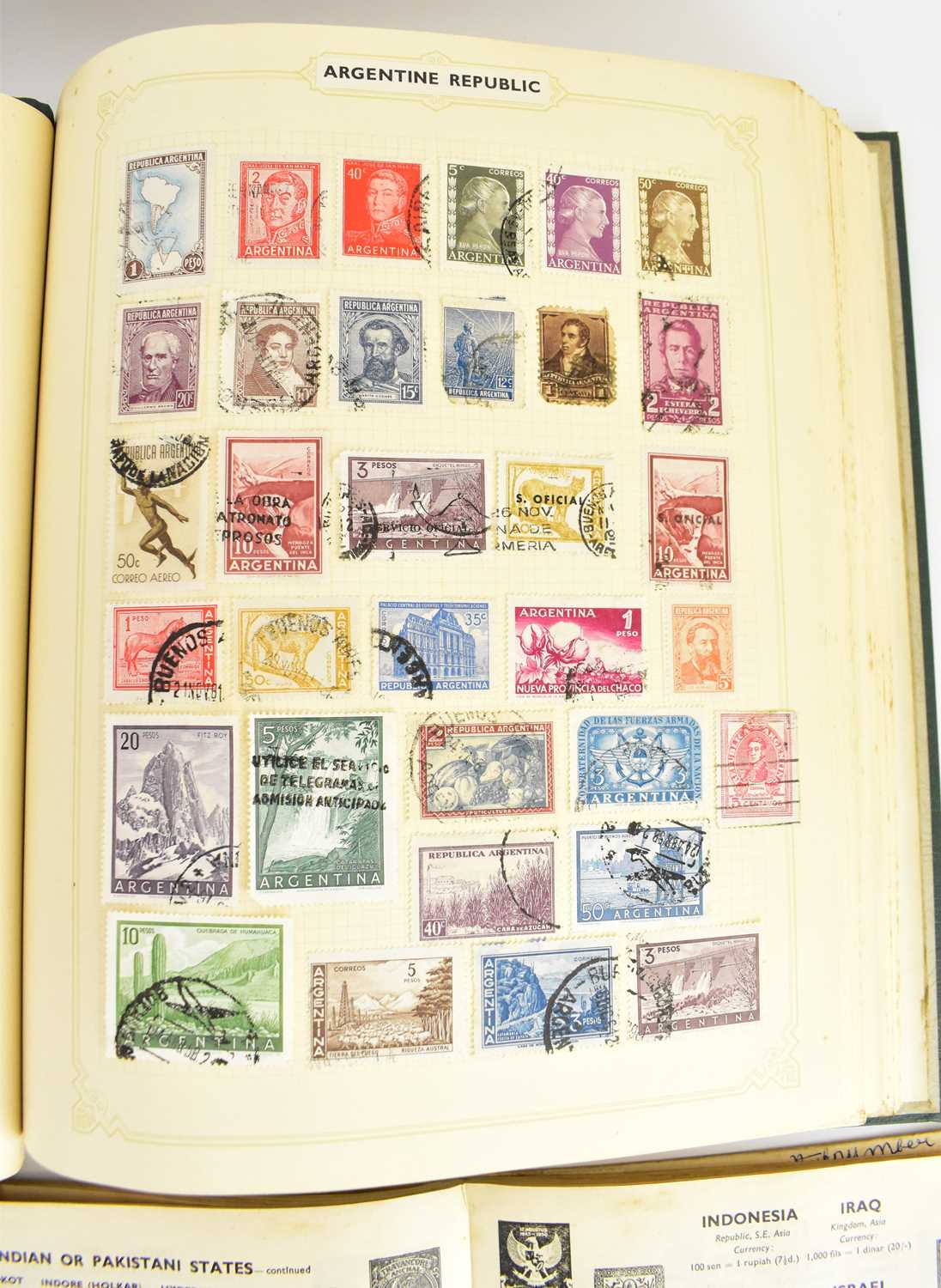 Lot 378 - Two hobby stamp albums, various packets of