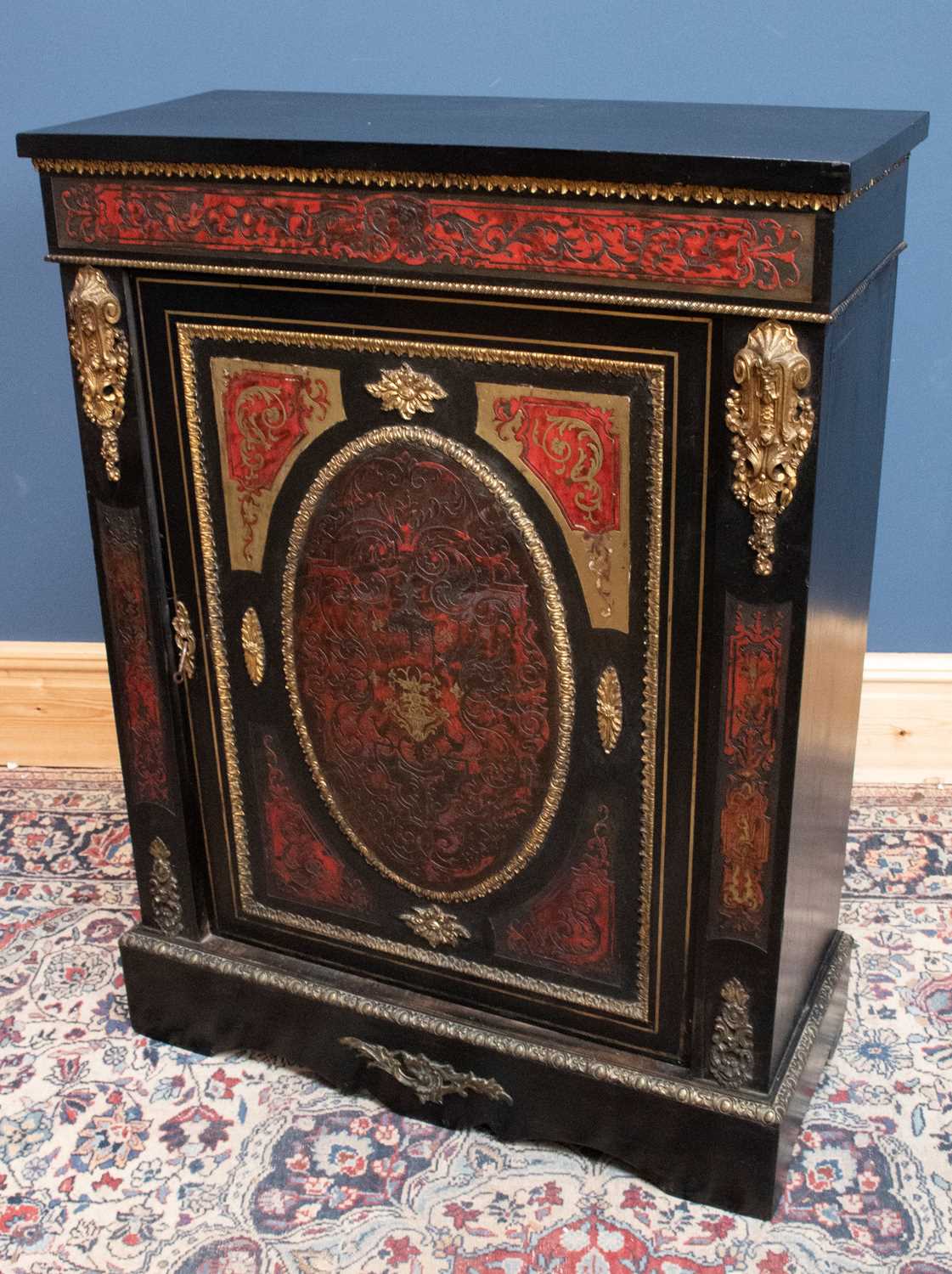 Lot 2342 - A late Victorian ebonised and Boulle work