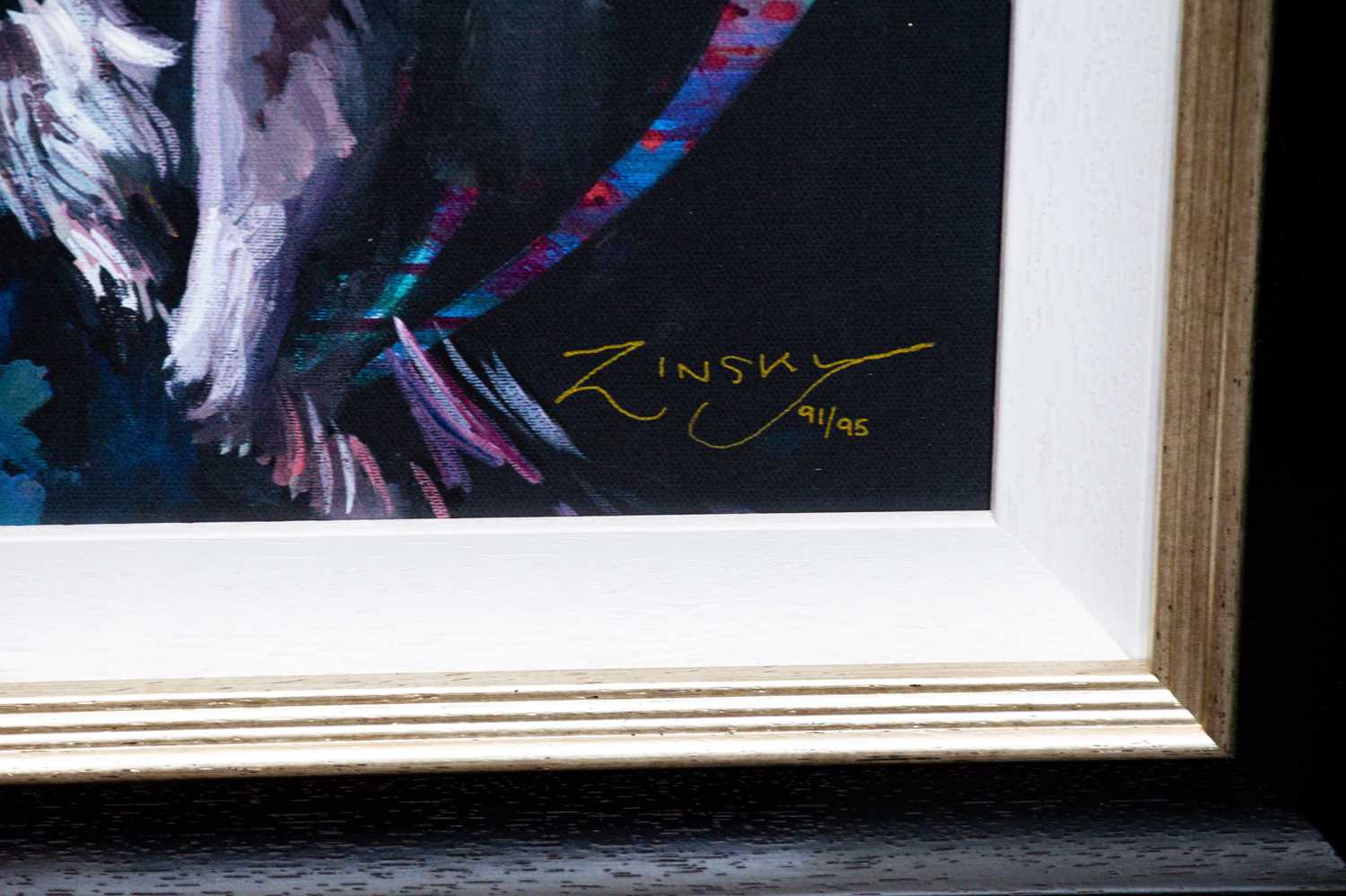 Lot 65 - ZINSKY; a signed limited edition textured