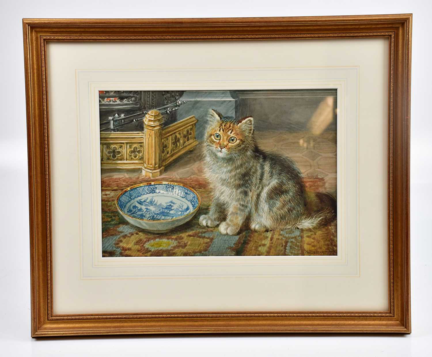 Lot 112 - WILSON HEPPLE (1854-1937); watercolour,