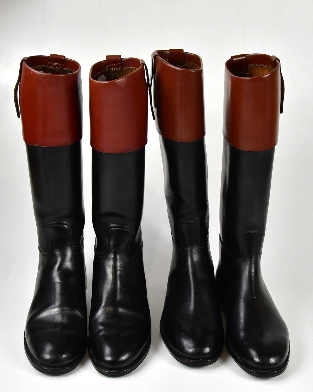 Lot 1219 - HORACE BATTON; two pairs of riding boots.