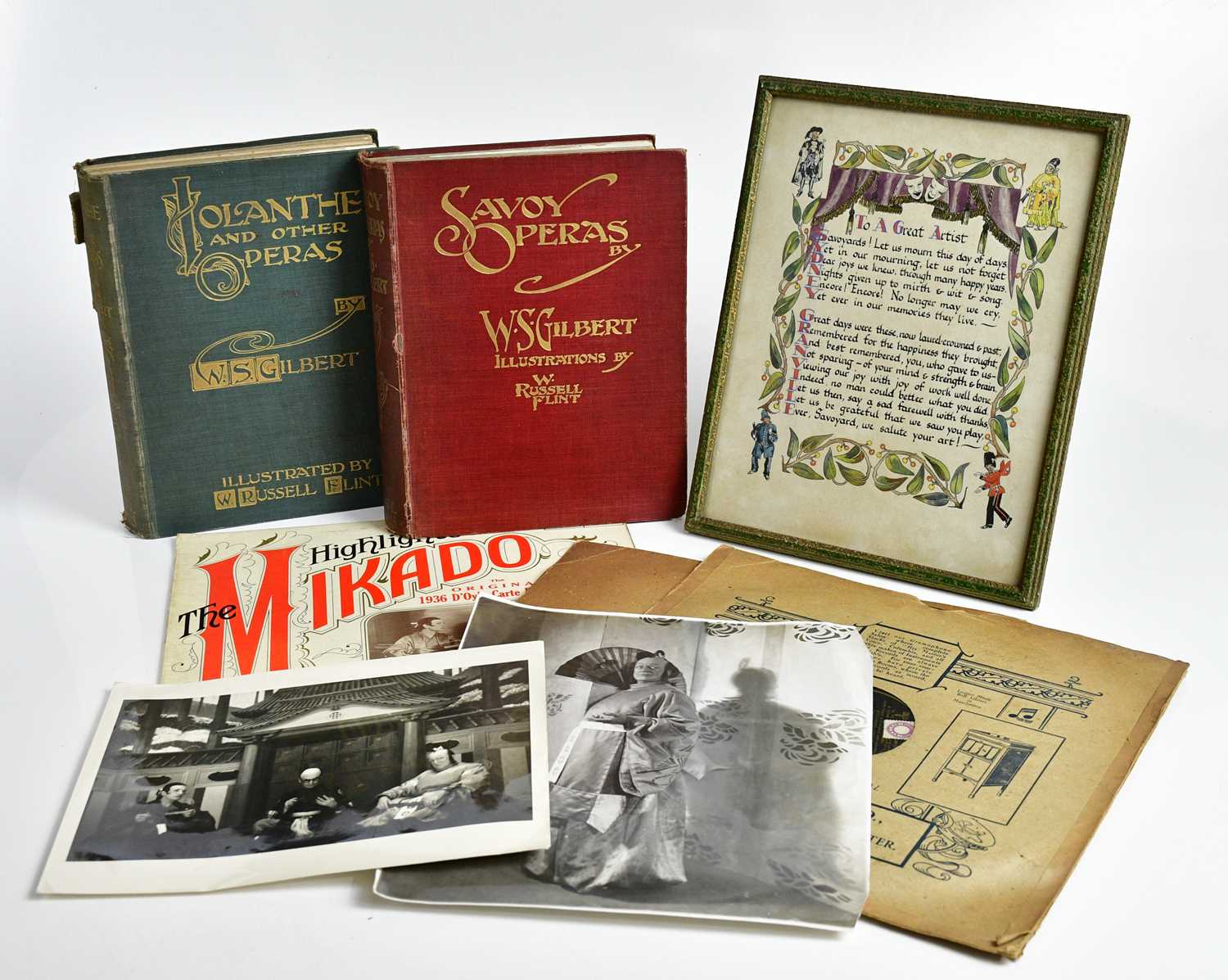 Lot 1612 - A small quantity of Savoy opera ephemera