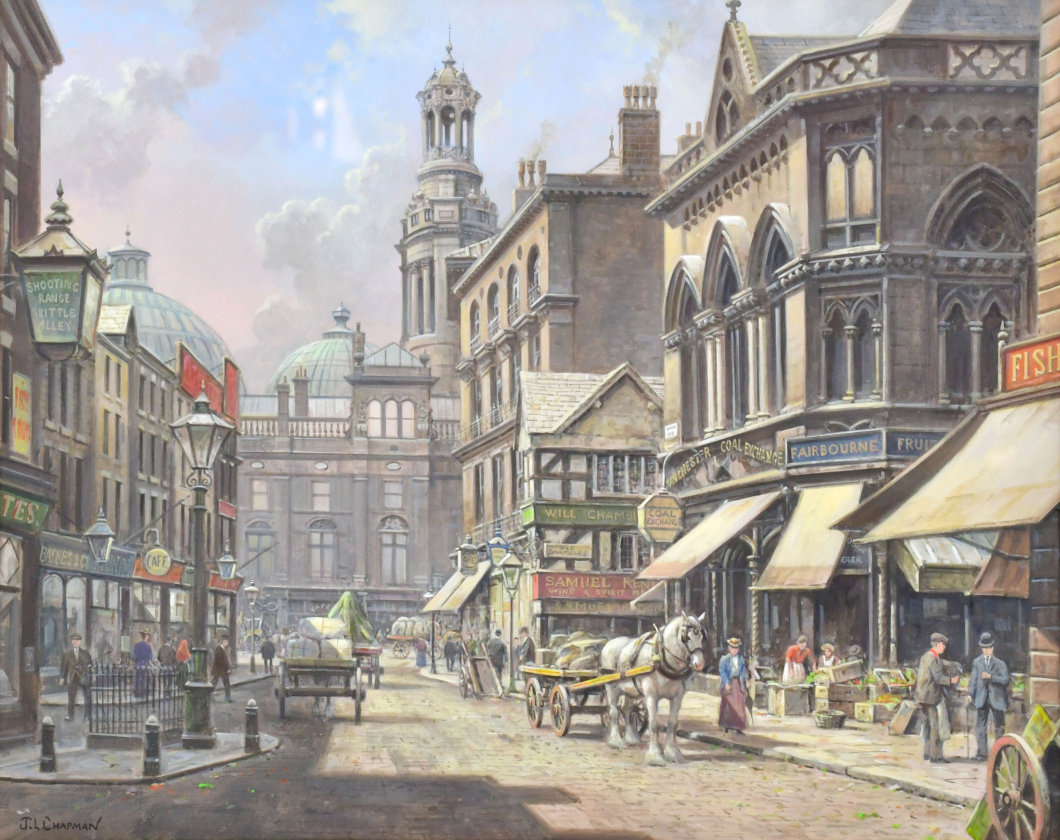 Lot 138 - JOHN L CHAPMAN (NORTHERN ARTIST, BLACKBURN,