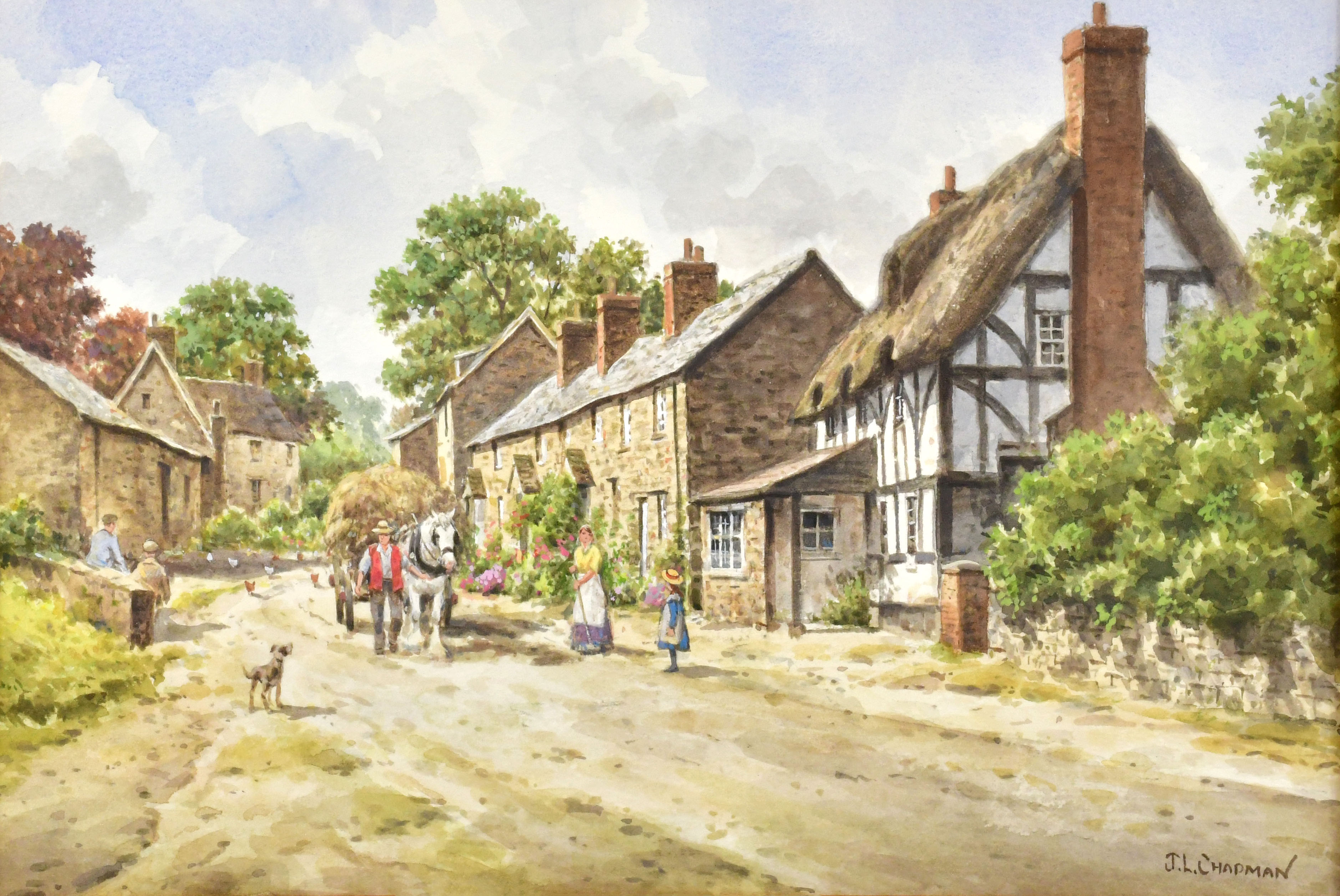 Lot 144 - JOHN L CHAPMAN (NORTHERN ARTIST, BLACKBURN,