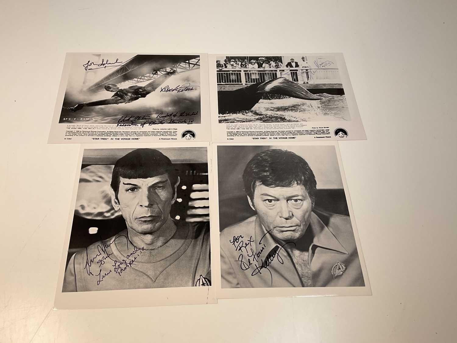 Lot 2146 - STAR TREK THE VOYAGE HOME; four promotional