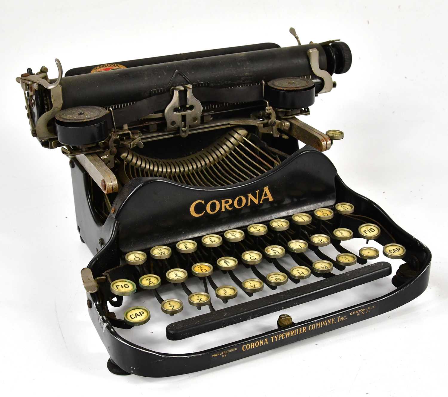 Lot 1032 - CORONA; a vintage typewriter.