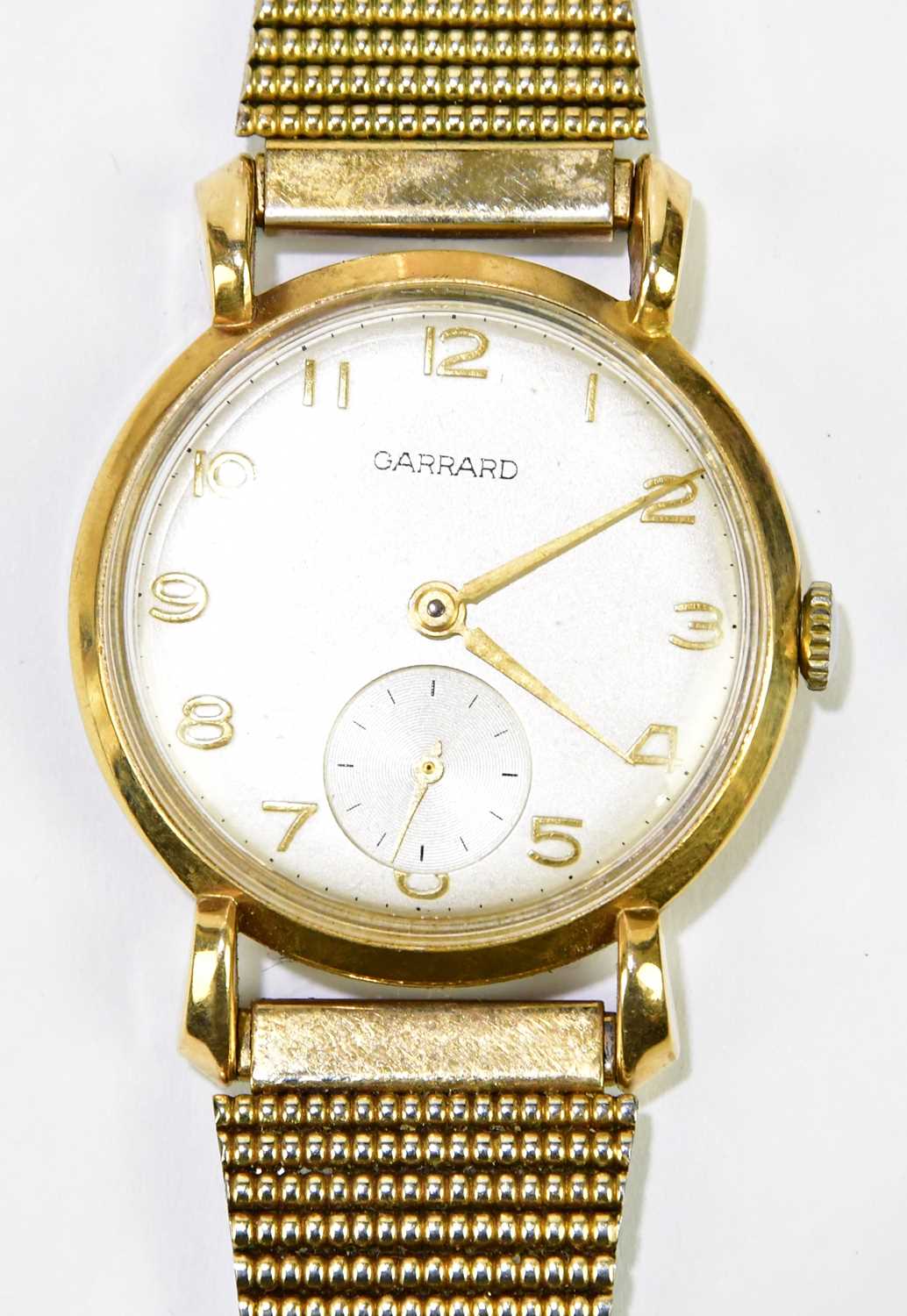 Lot 2921 - GARRARD; a vintage gentleman's 9ct yellow