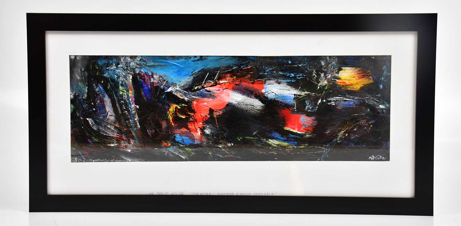 Lot 240 - DAVID WILDE (1913-1974); acrylic on board,