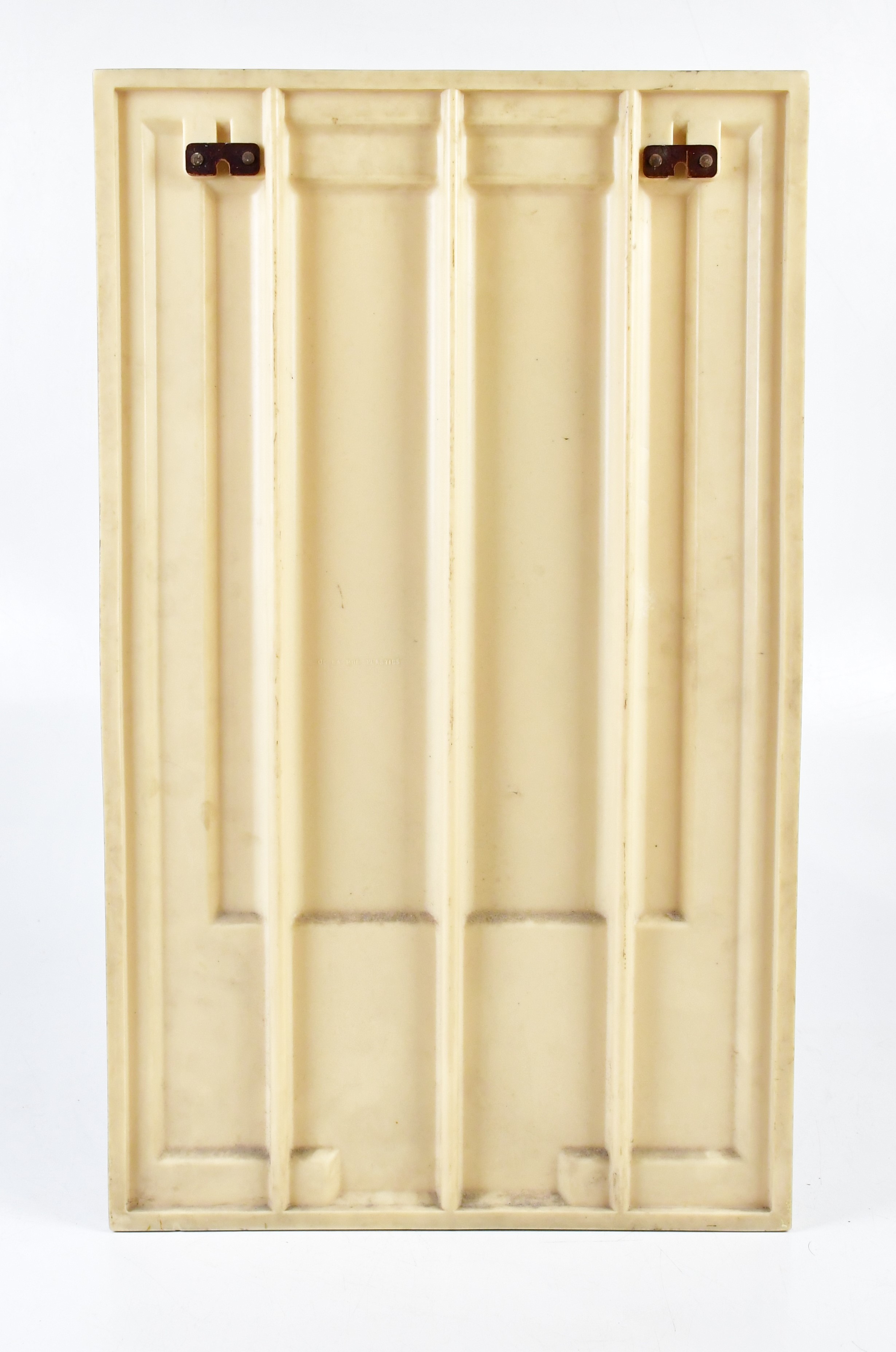 Lot 1632 - A WWII ivory coloured bakelite wall plaque,