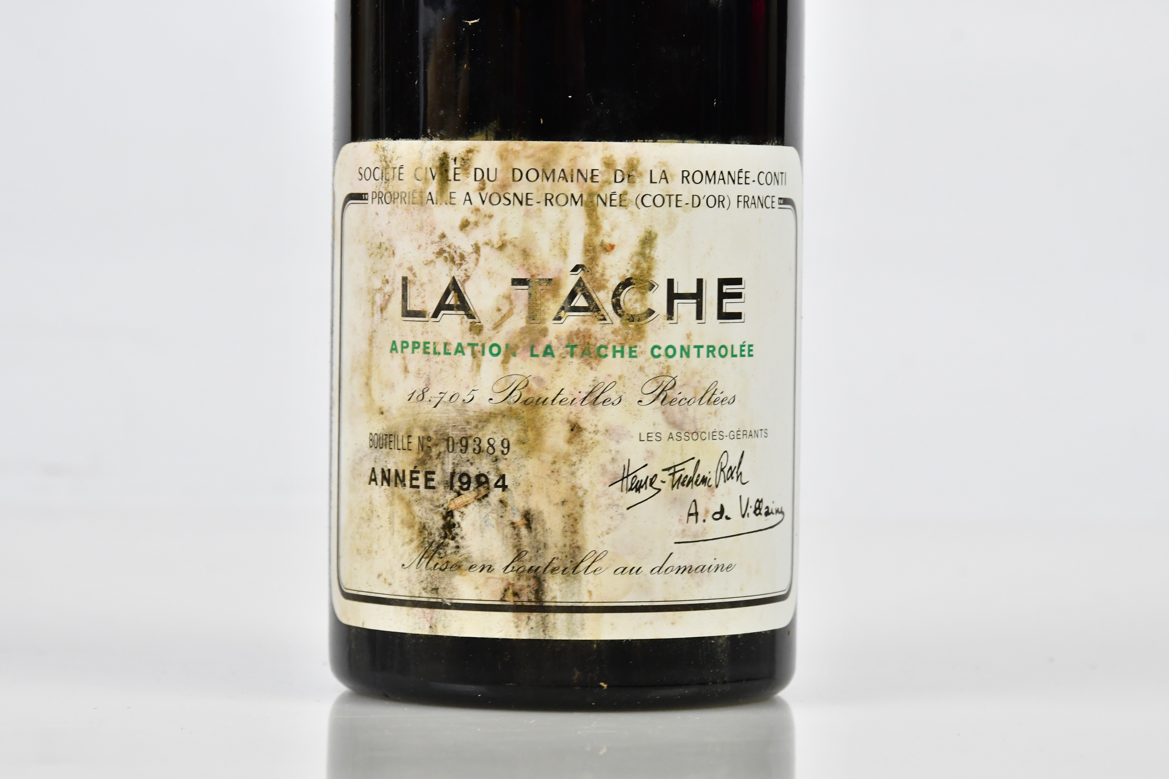 Lot 4122 - RED WINE; six bottles, La Tache,