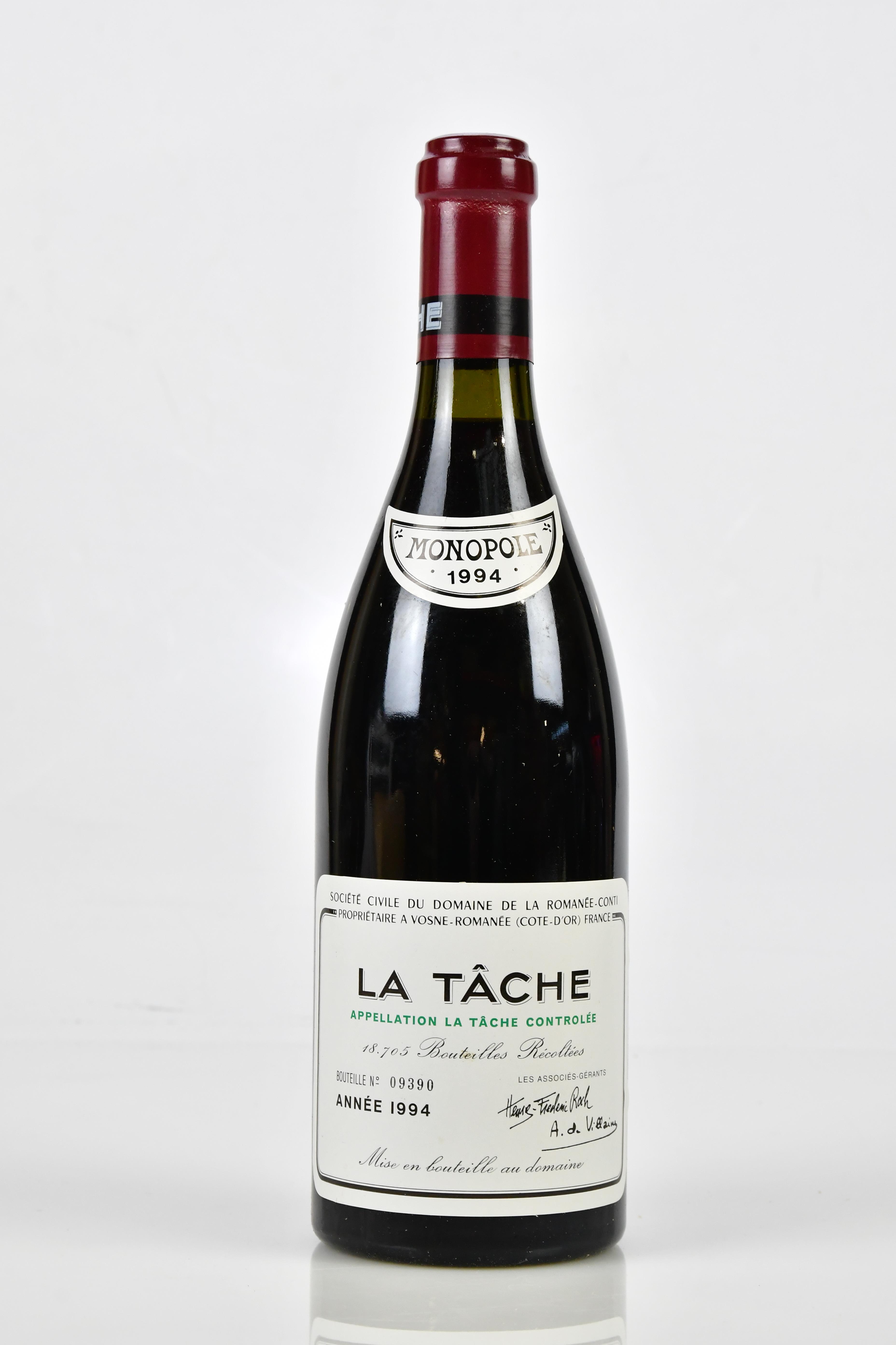 Lot 4122 - RED WINE; six bottles, La Tache,