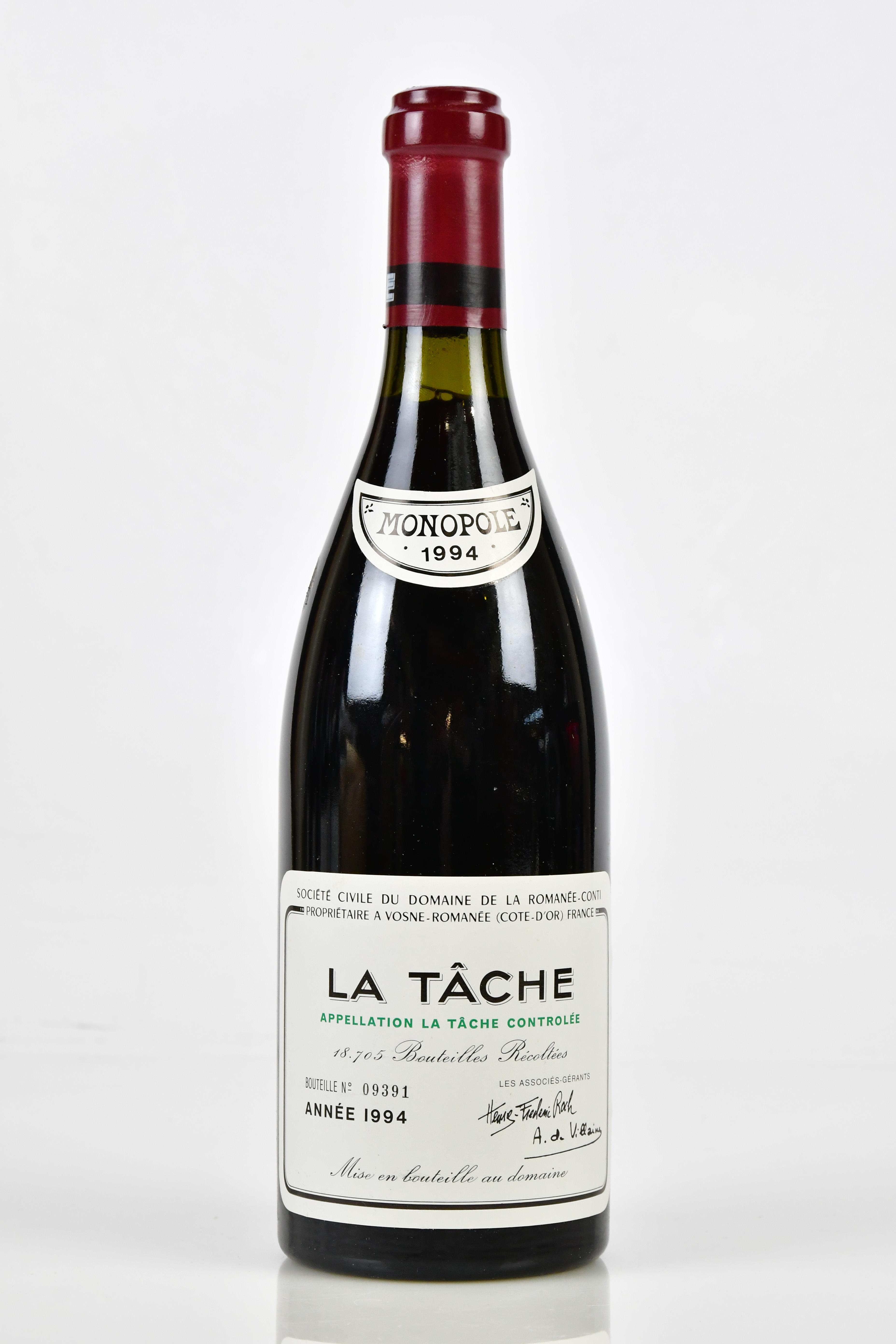 Lot 4122 - RED WINE; six bottles, La Tache,