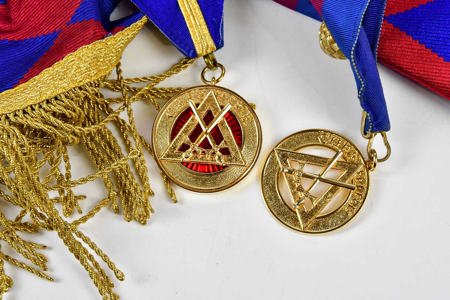 Lot 1391 - A small collection of Masonic regalia,