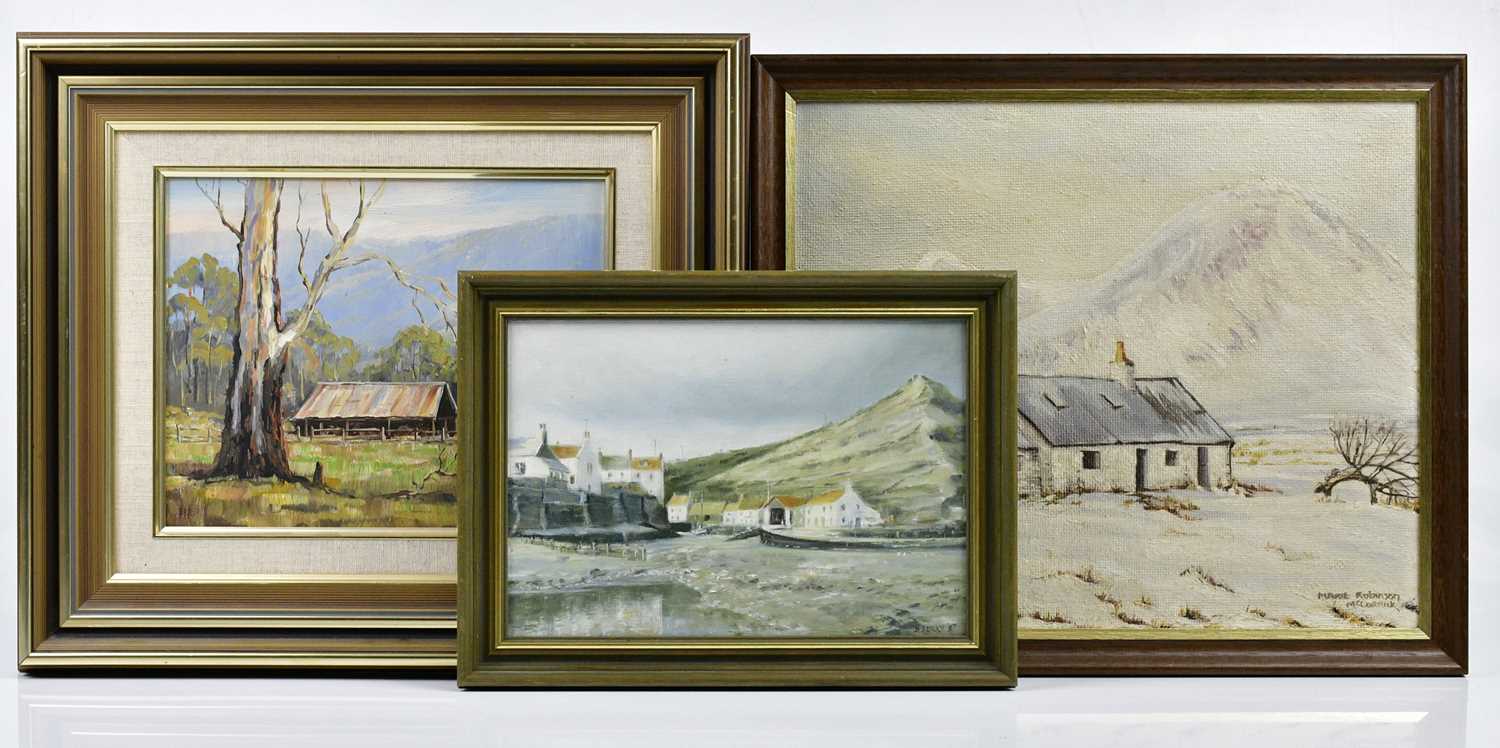 Lot 280 - RONALD PETERS, oil on board, landscape,