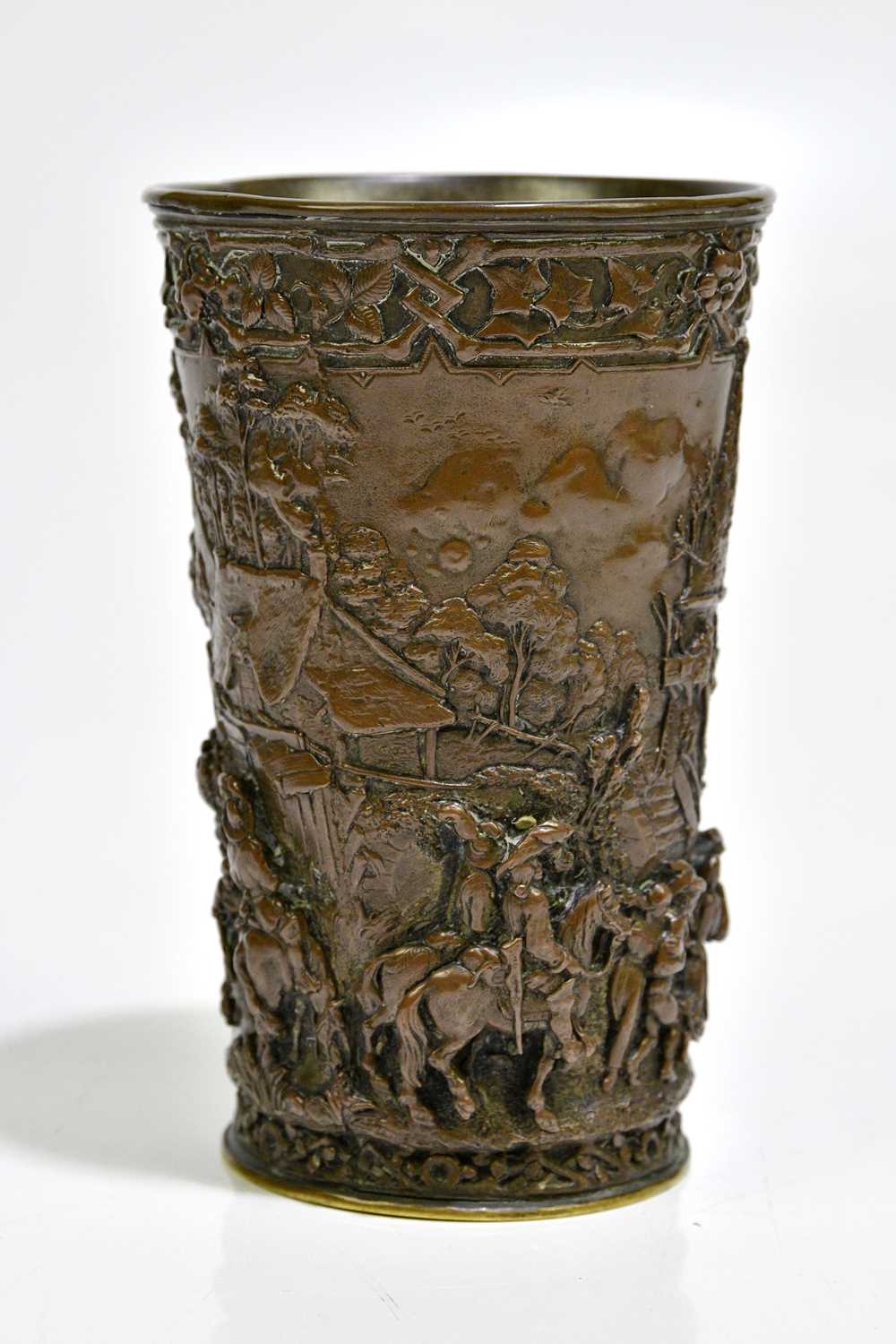 Lot 2012 - A late 19th century Continental copper