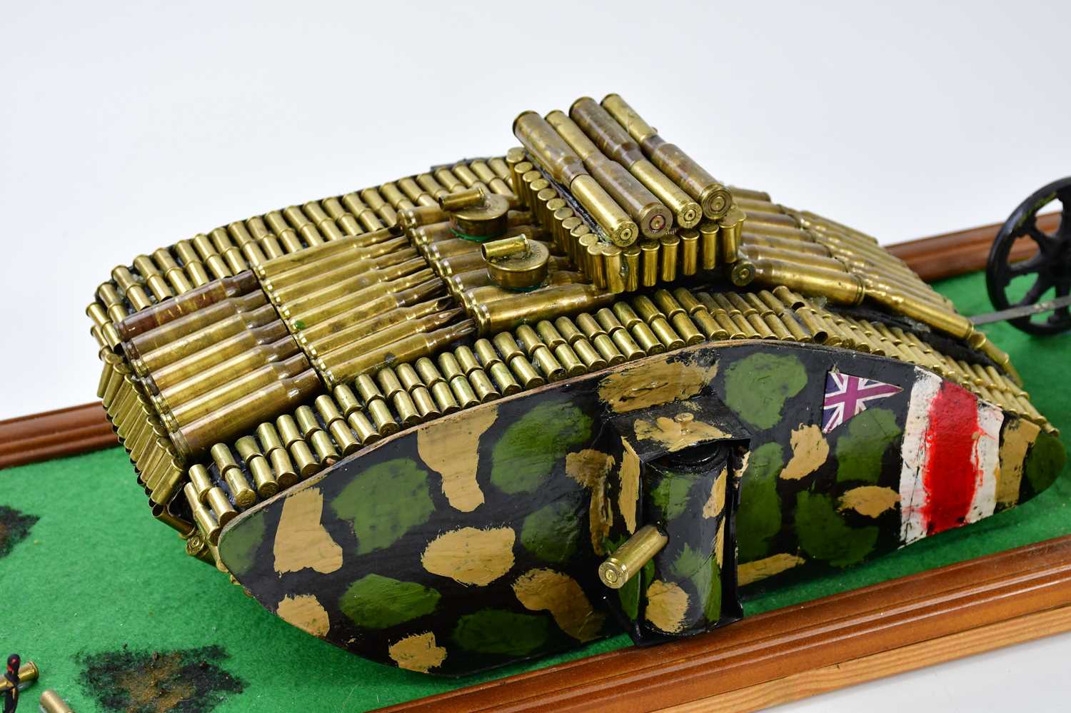 Lot 656 - A contemporary scratch built model of a tank