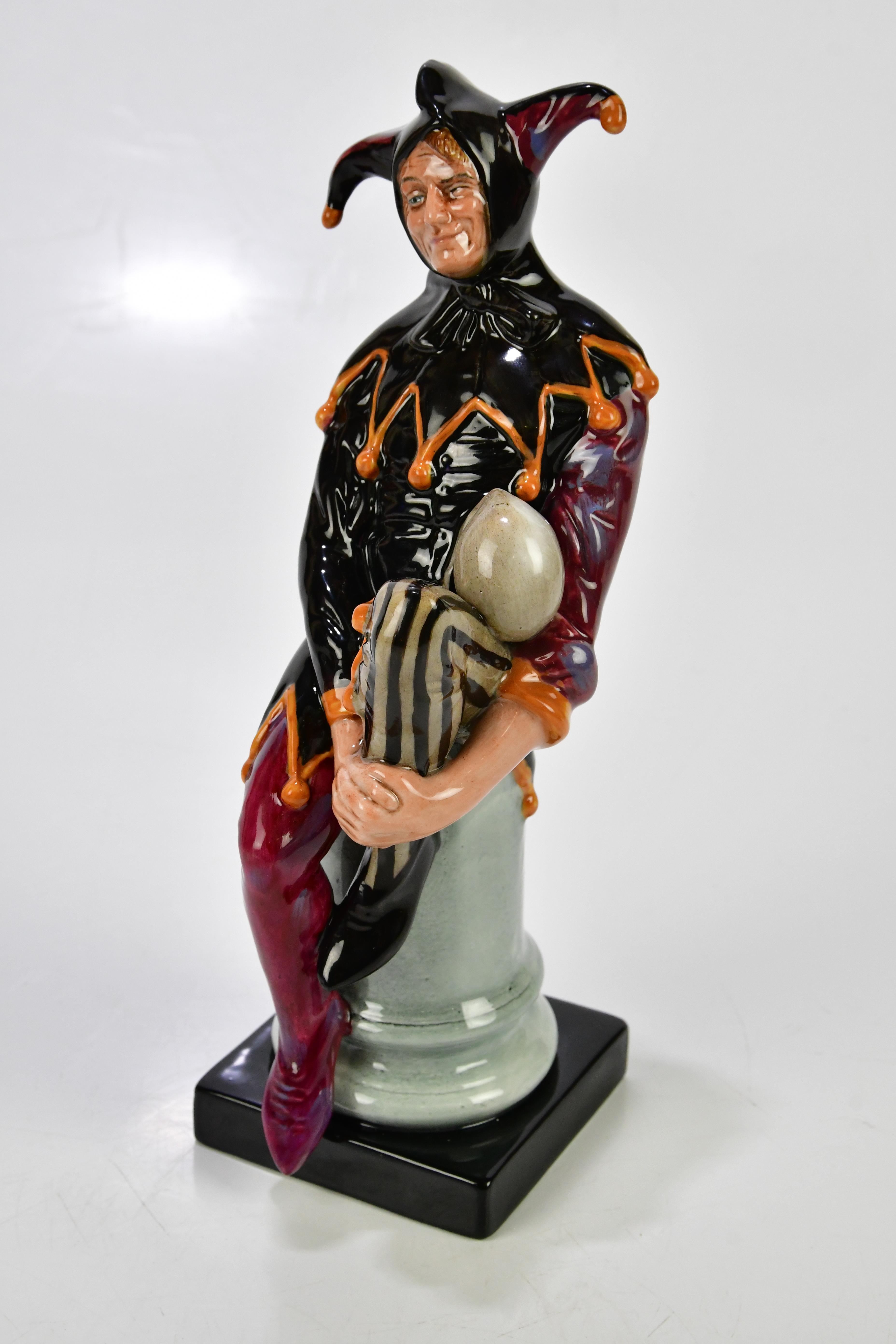Lot 59 - ROYAL DOULTON; a rare figure, 'The Jester',