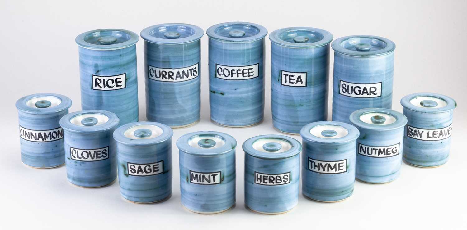 Lot 325 - Briglin Pottery; a group of tin glazed