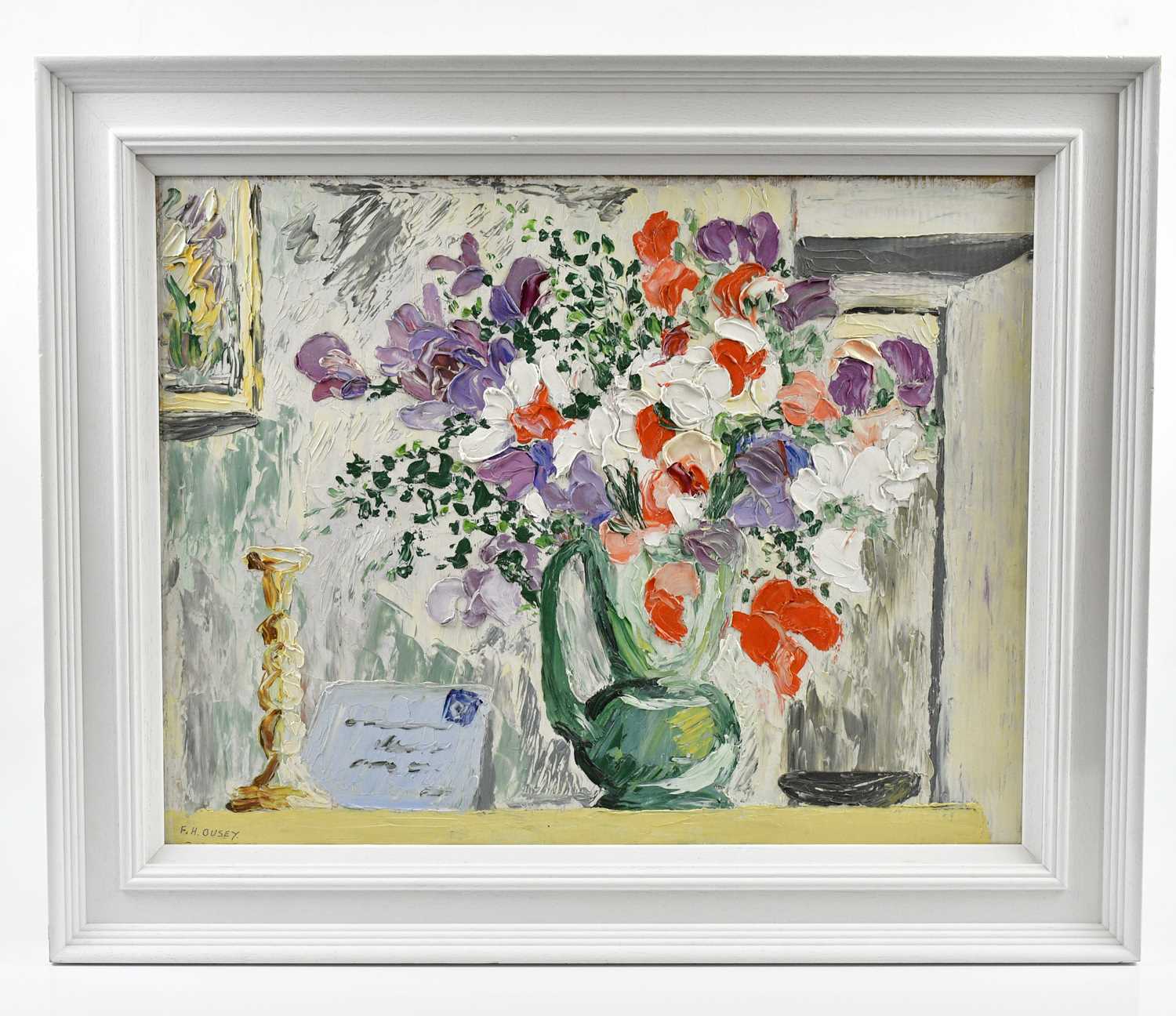 Lot 547 - HARRY OUSEY (1915-1985); oil on board, 'The