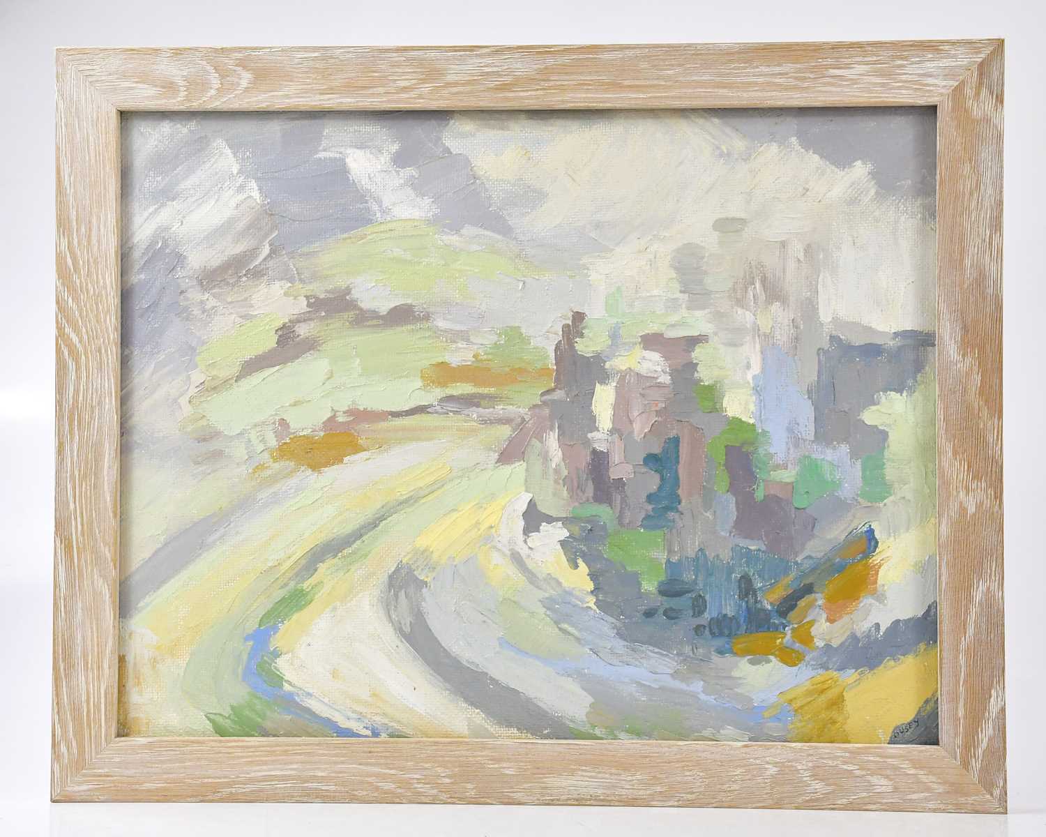 Lot 569 - HARRY OUSEY (1915-1985); oil on board,