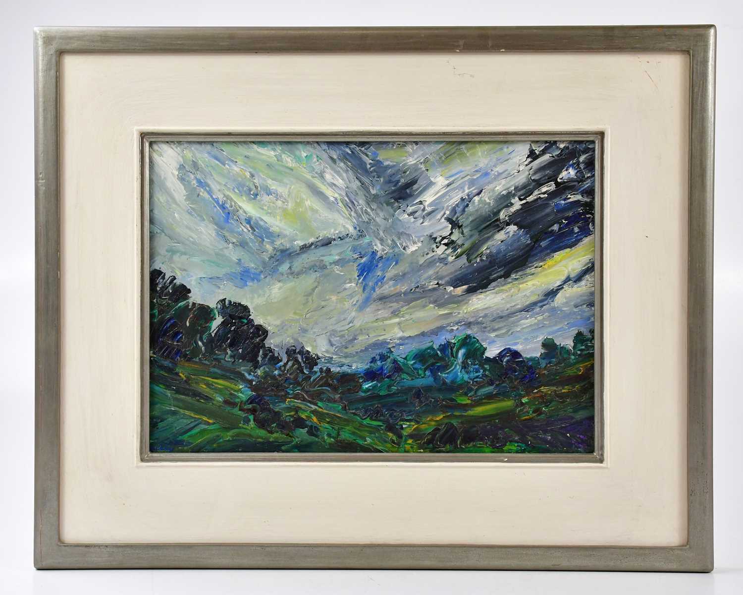 Lot 562 - HARRY OUSEY (1915-1985); oil on board, 'In