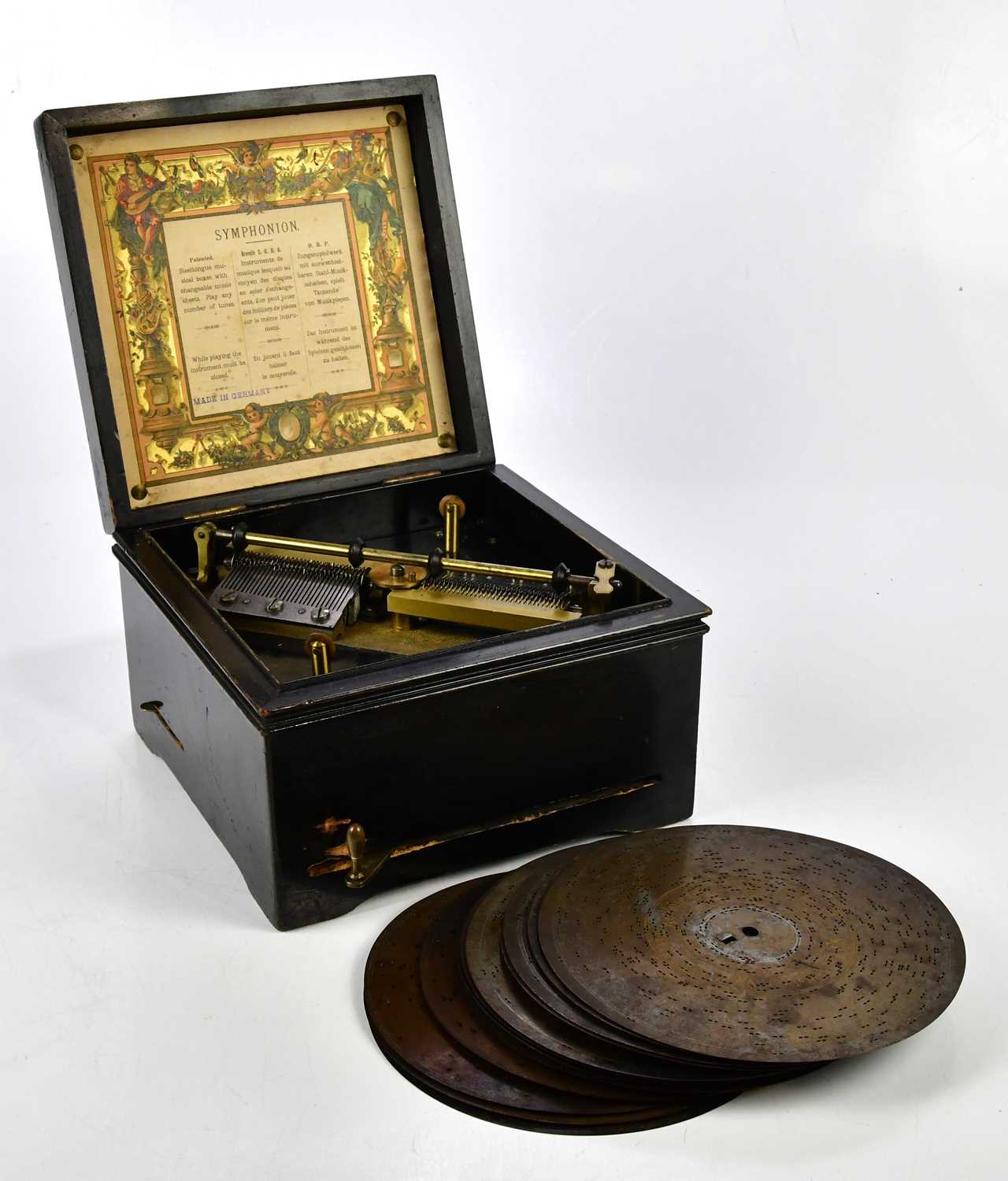 Lot 1276 - A late 19th century German symphonium in